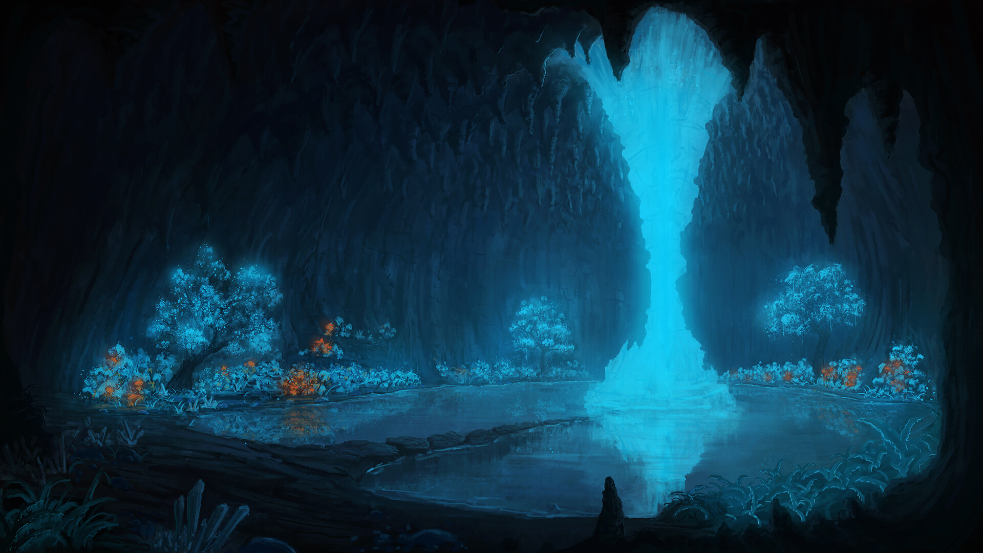 ArtStation - Cavern - commission