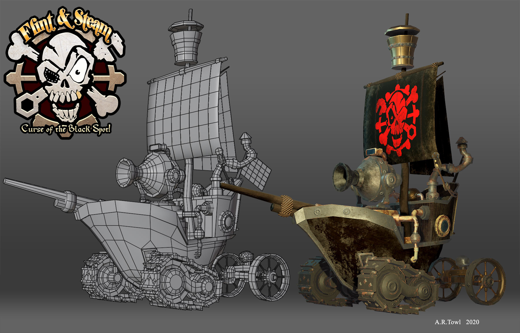 ArtStation - Flint & Steam - Sloop