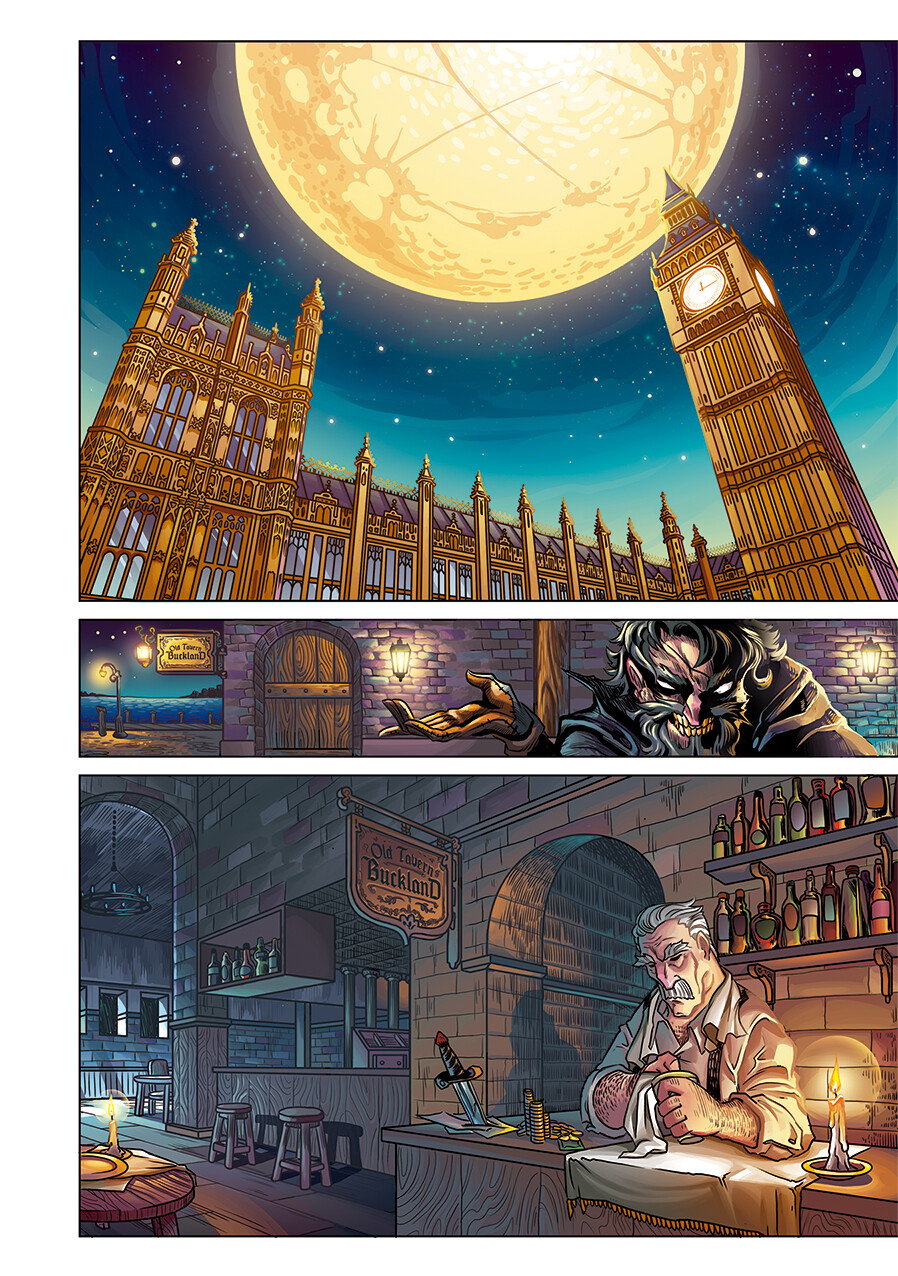 ArtStation - BLACK WOLF - COMIC