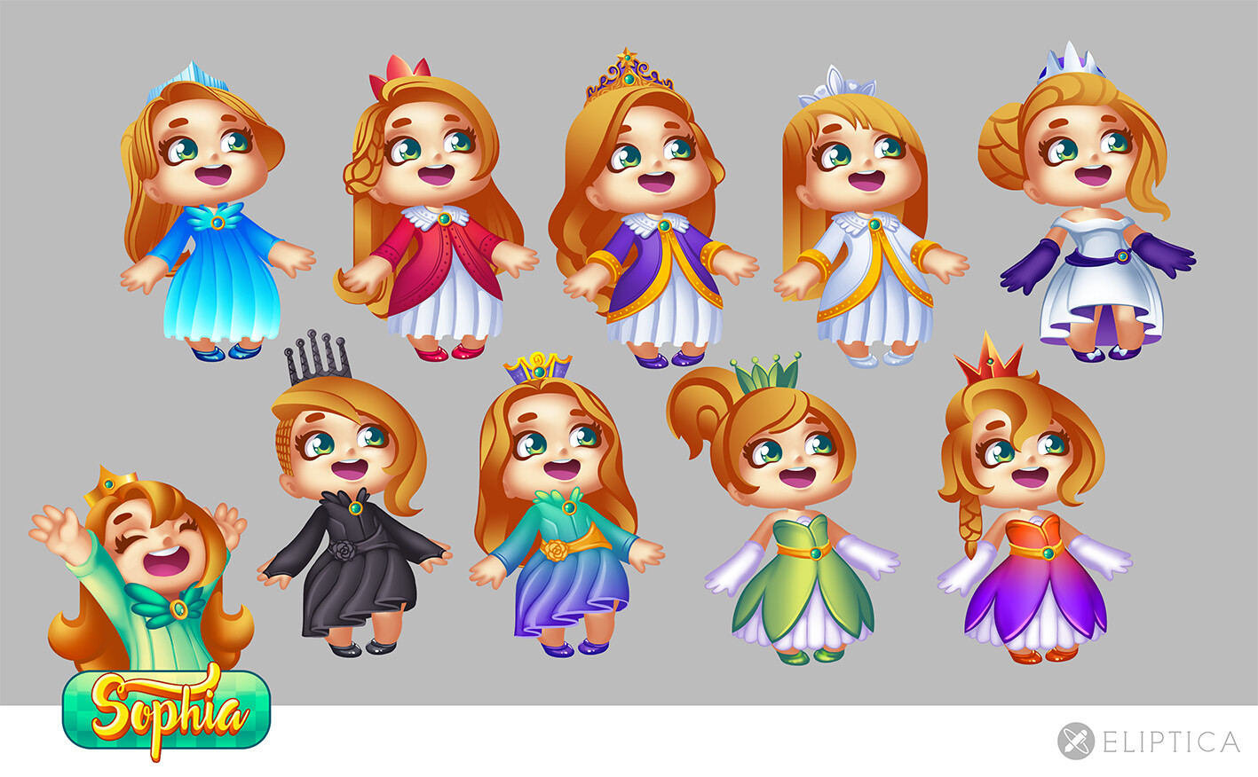 ArtStation - BABY PRINCESS SISTER - APP