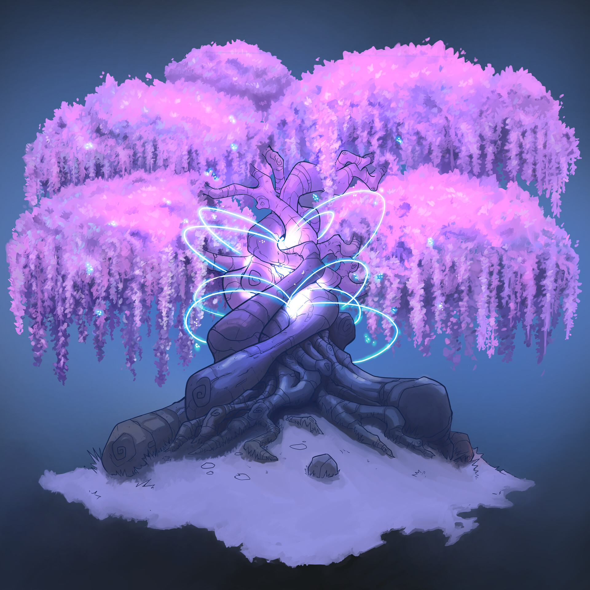 ArtStation - Fae Tree for FaeFordge Academy