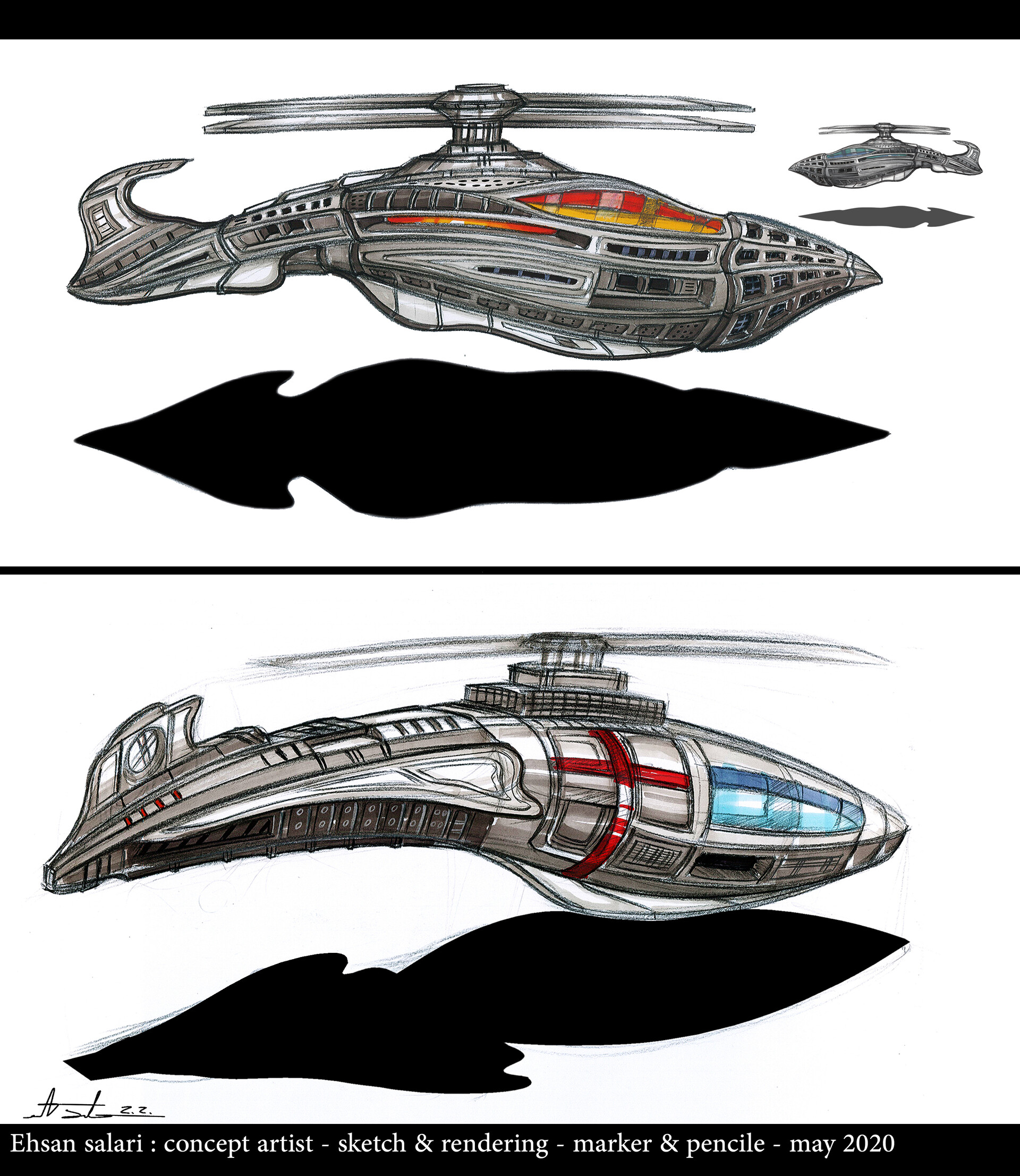 ArtStation - Sketching - Rendering