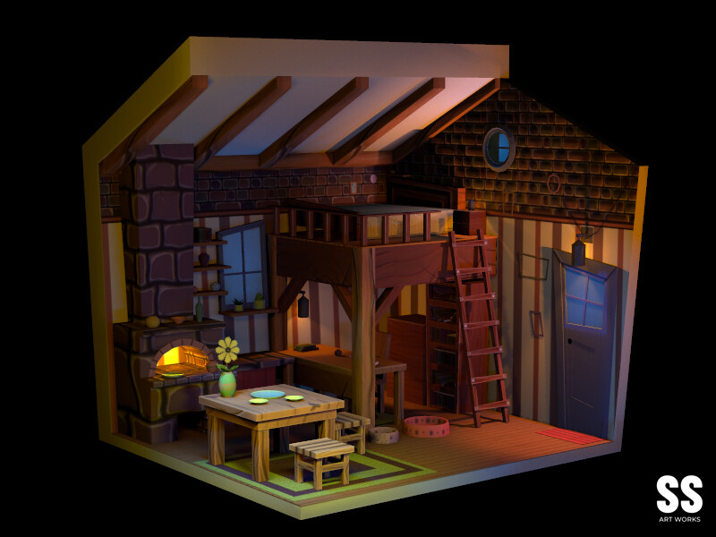 ArtStation - Dwarf House