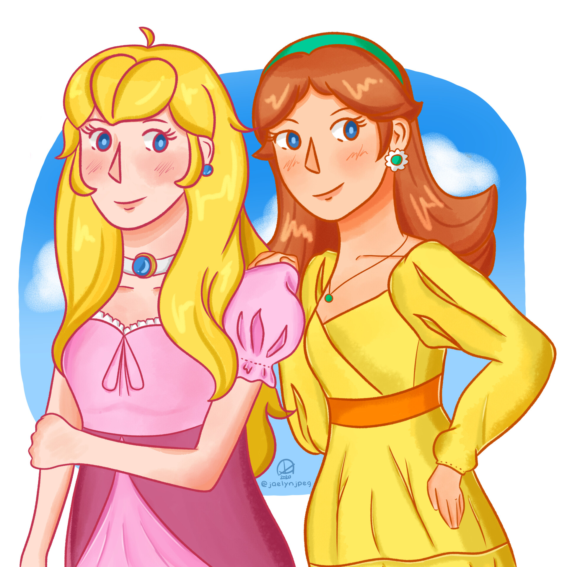 Princess Peach And Daisy