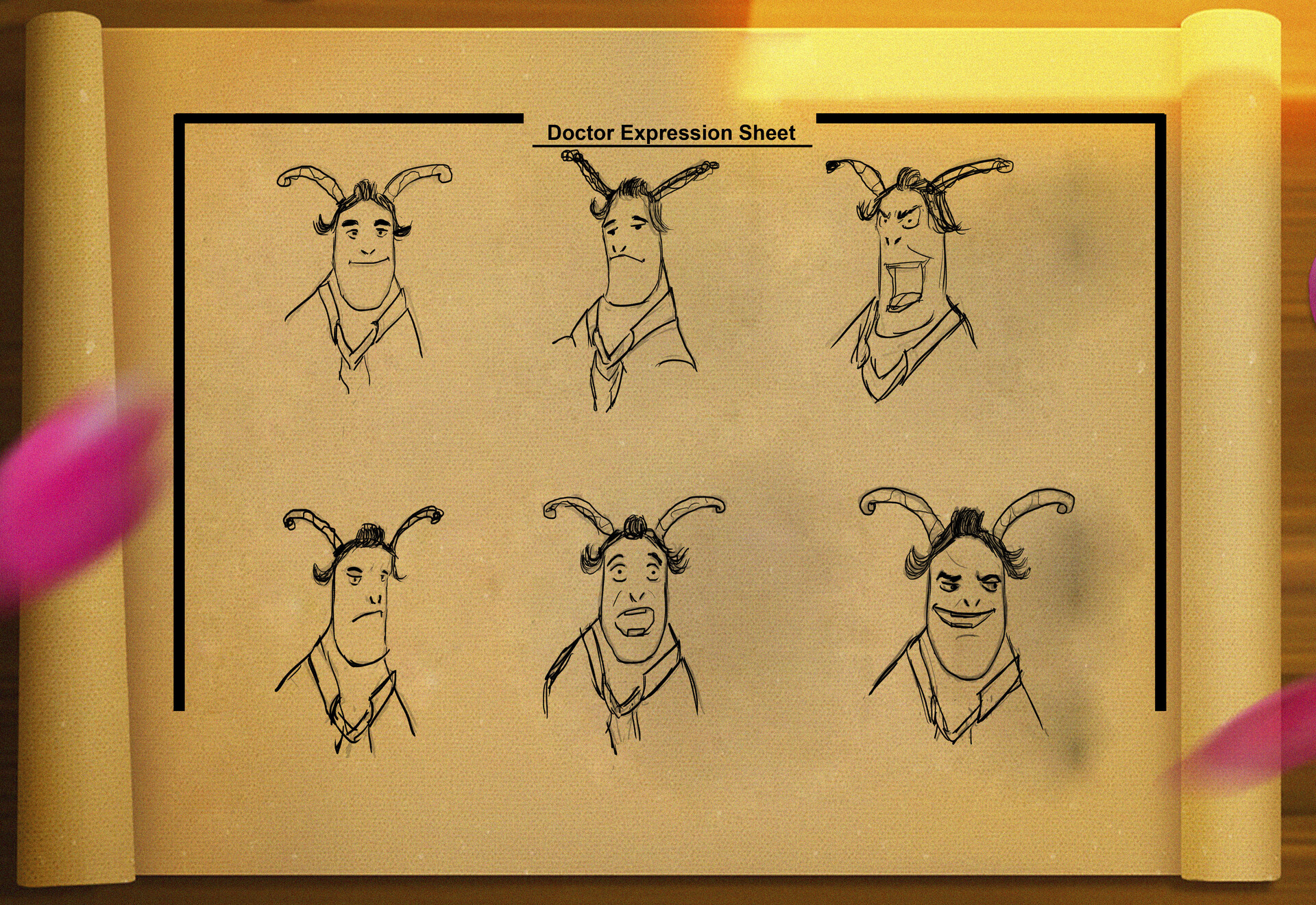 ArtStation - Ant Doctor Expression Sheet