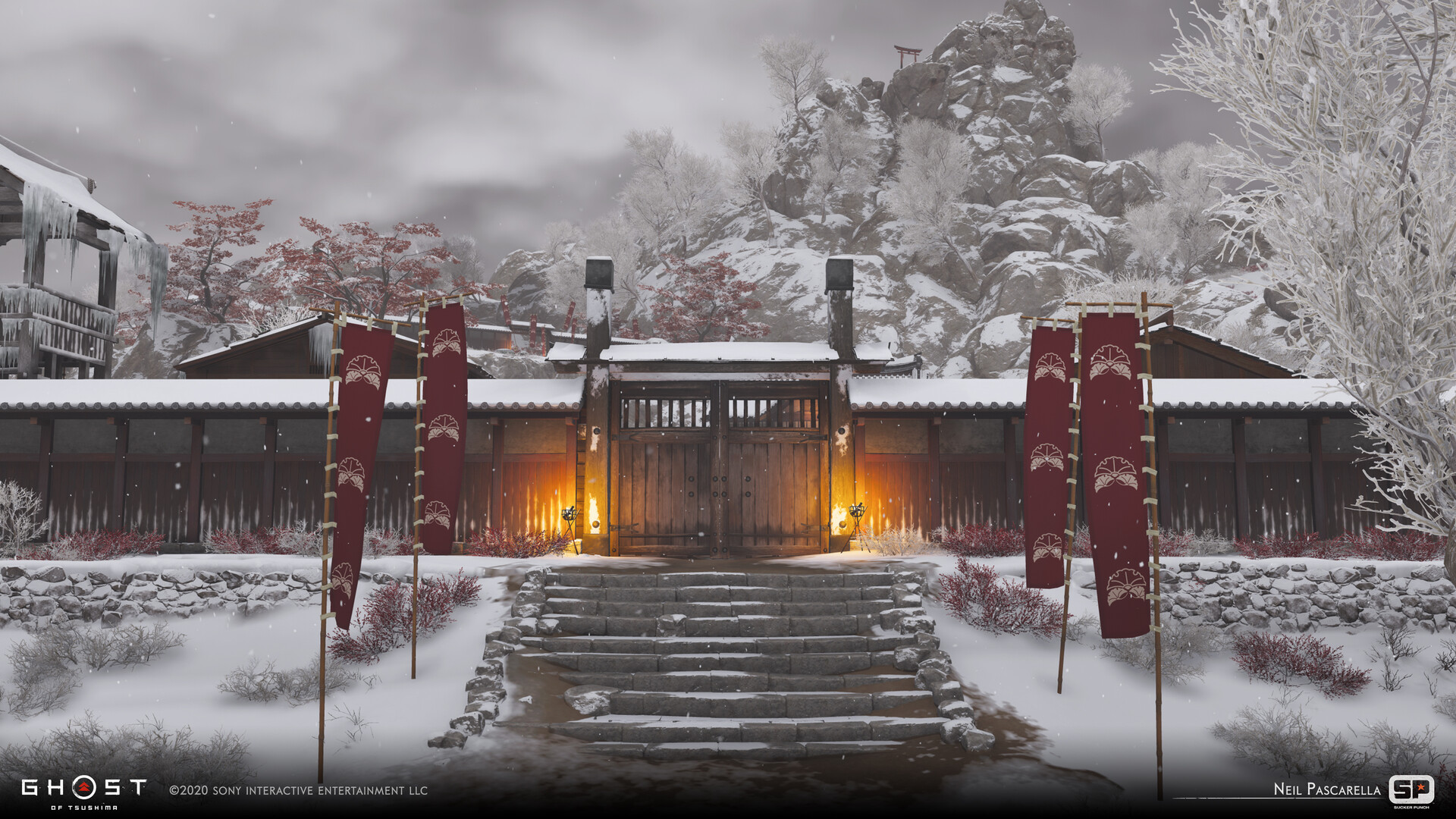 Neil Pascarella - Ghost of Tsushima - Envioronment Art - Kikuchi Estate