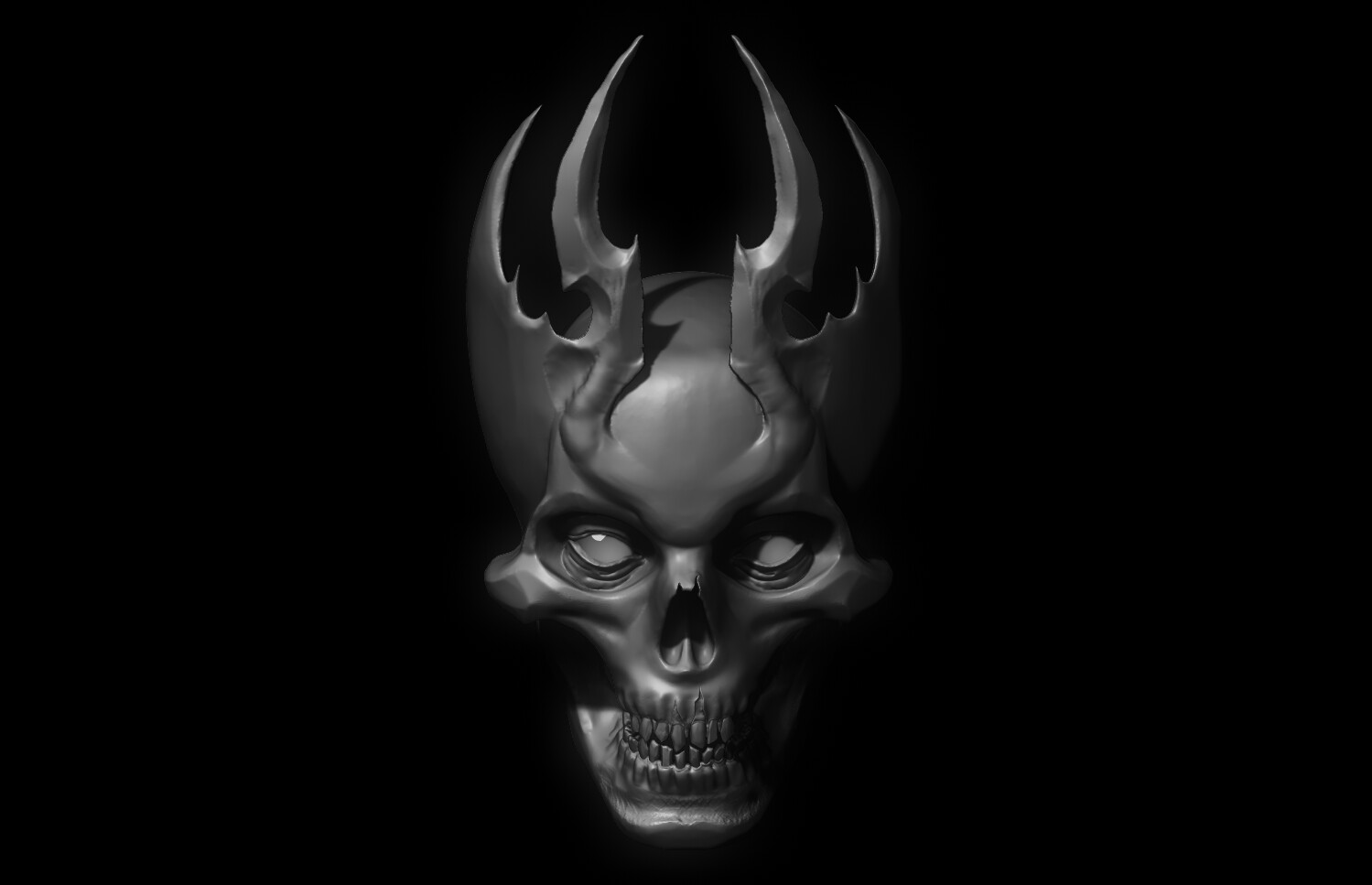 ArtStation - Demon Skull