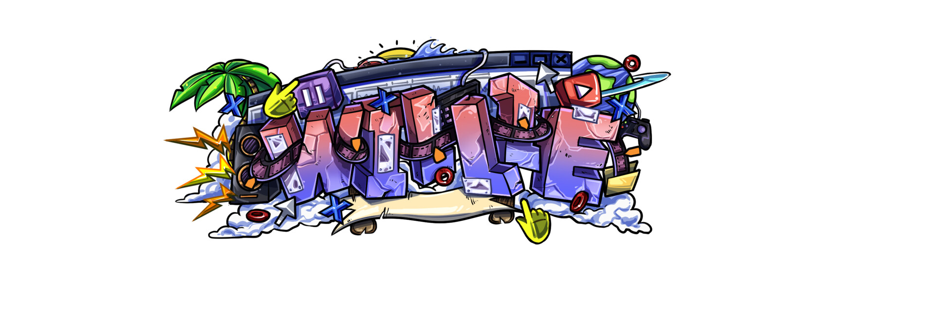 Twitter Backgrounds Graffiti