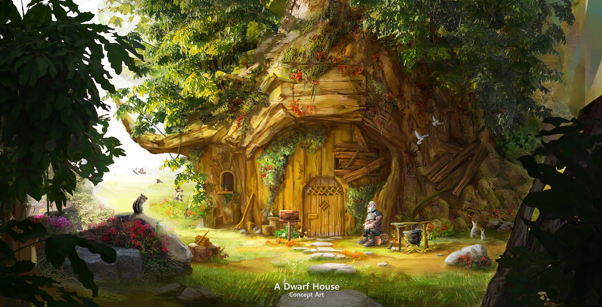 ArtStation - Dwarf house