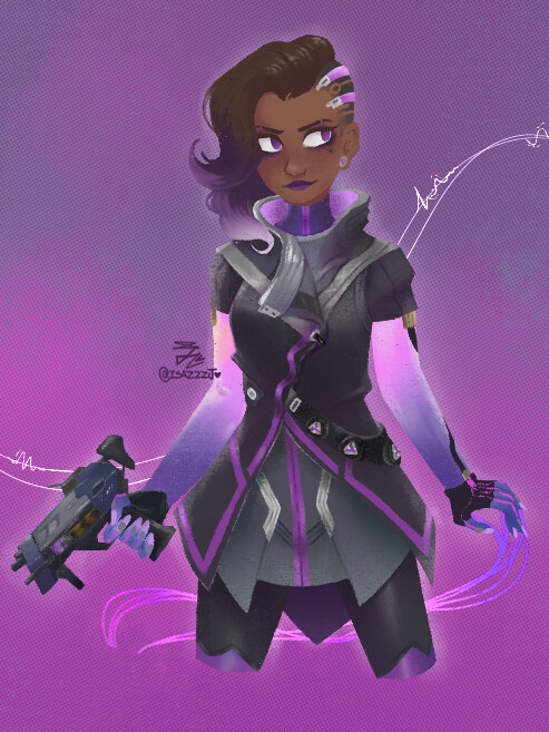 ArtStation - Sombra - Overwatch Fanart