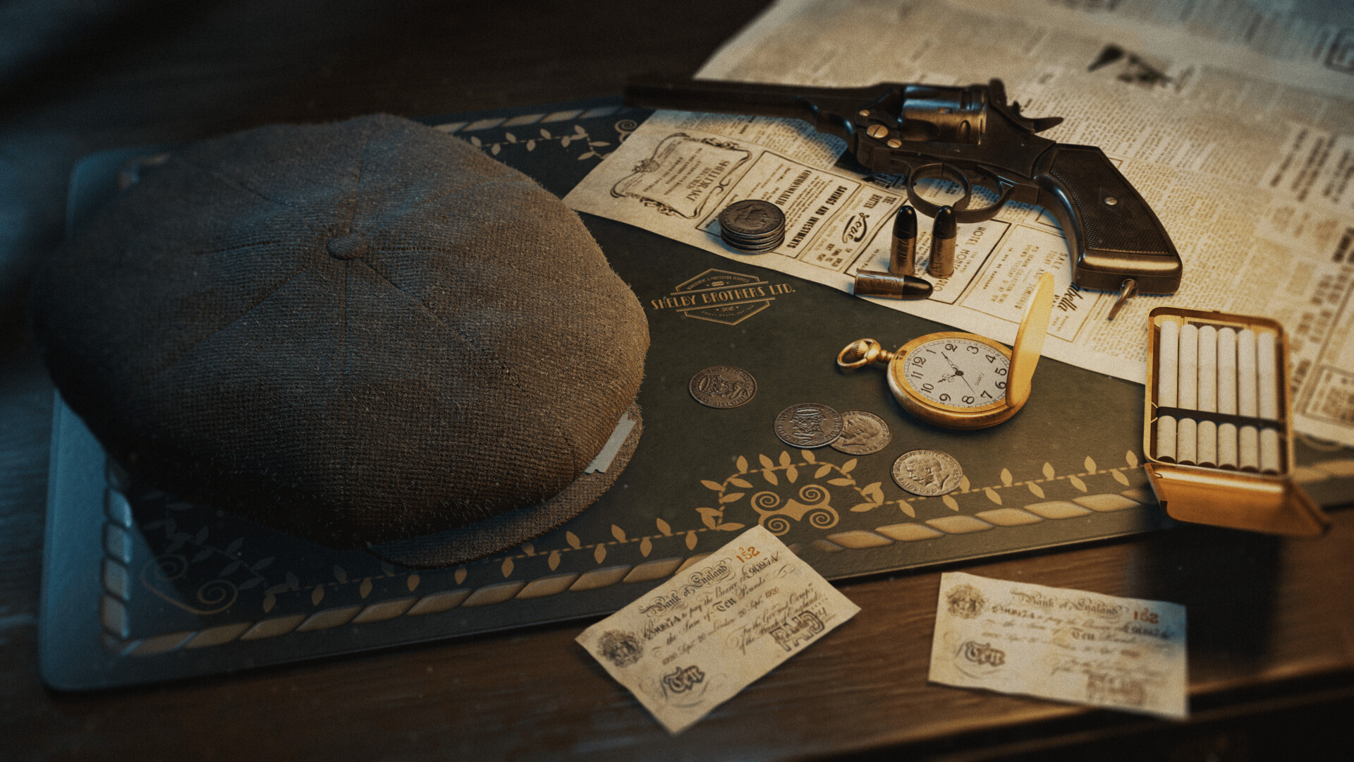 Djino Gameiro - Tommy Shelby's Desk - Peaky Blinders Fan Art