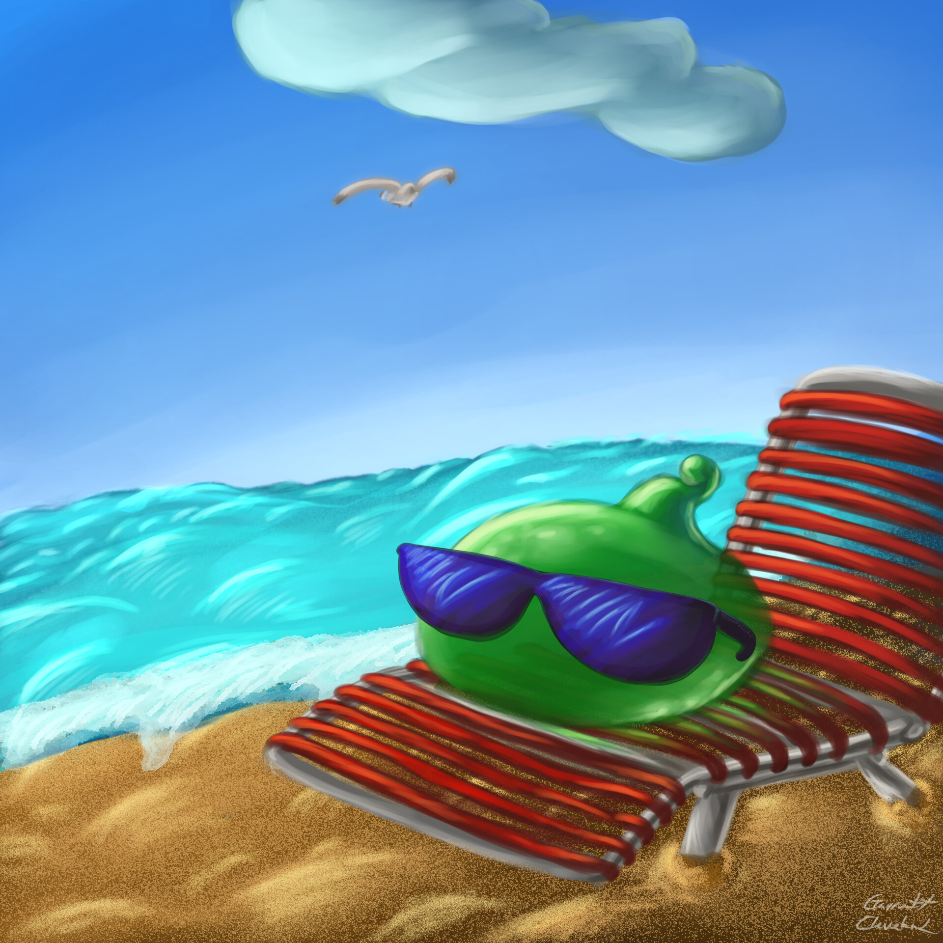 ArtStation - Beach Slime