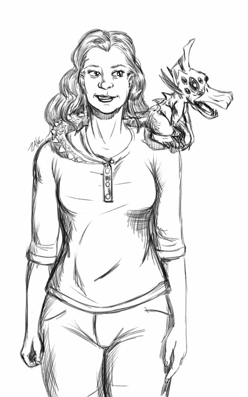 ArtStation - Daily Sketch: Please Get It Off Me