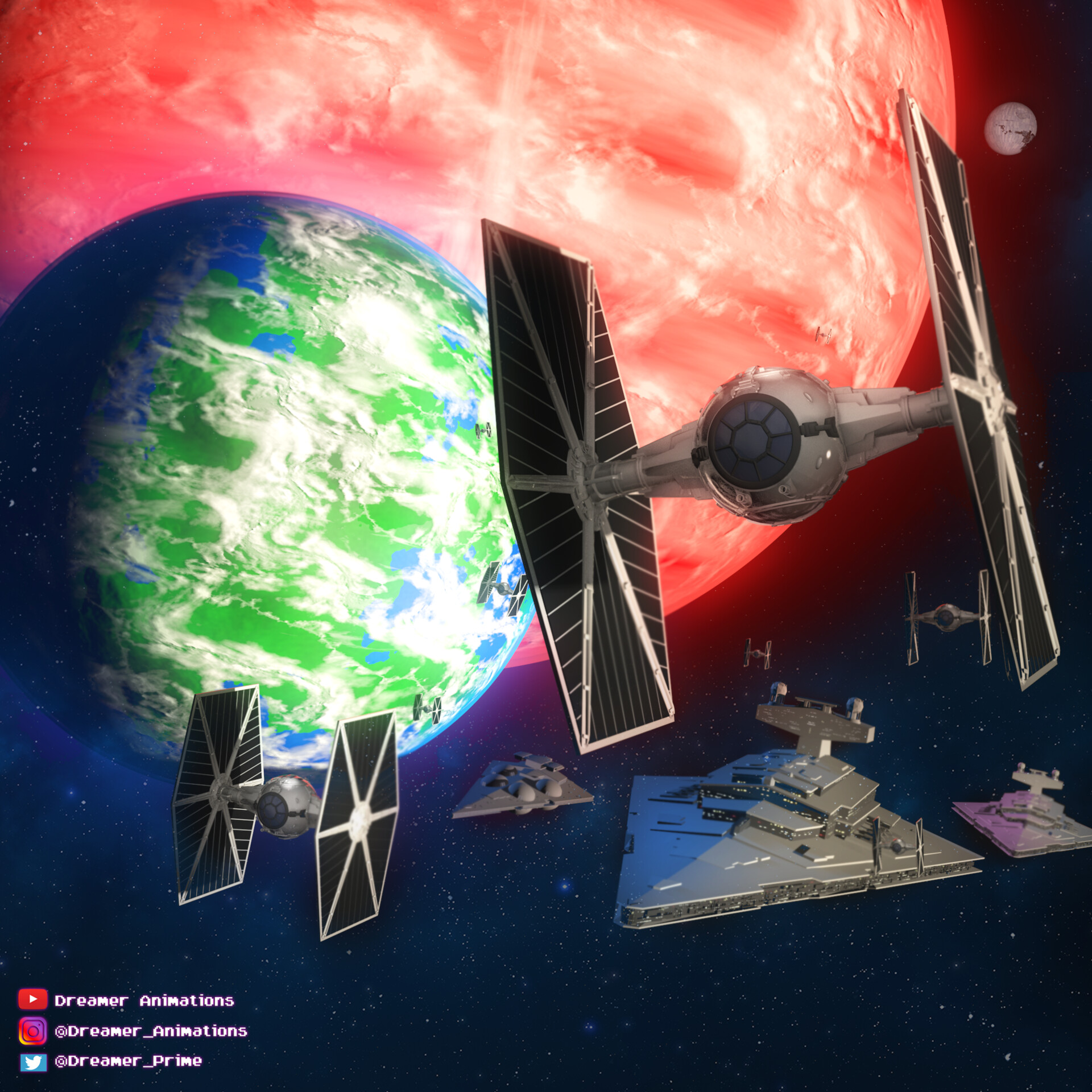 ArtStation - The battle of Yavin IV