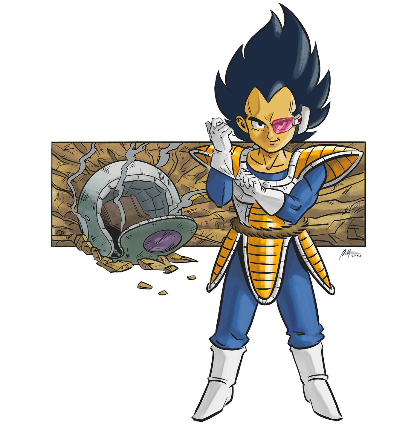 ArtStation - Vegeta fanart