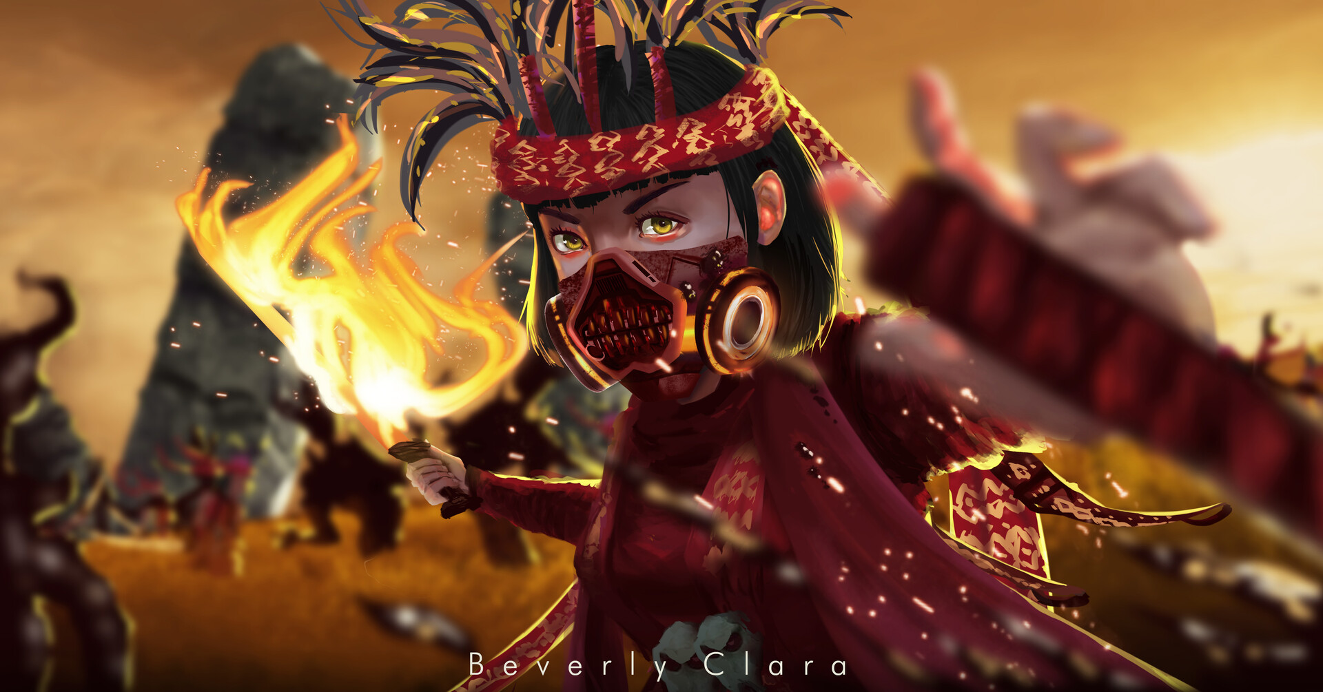 ArtStation - Kabasaran War Dance