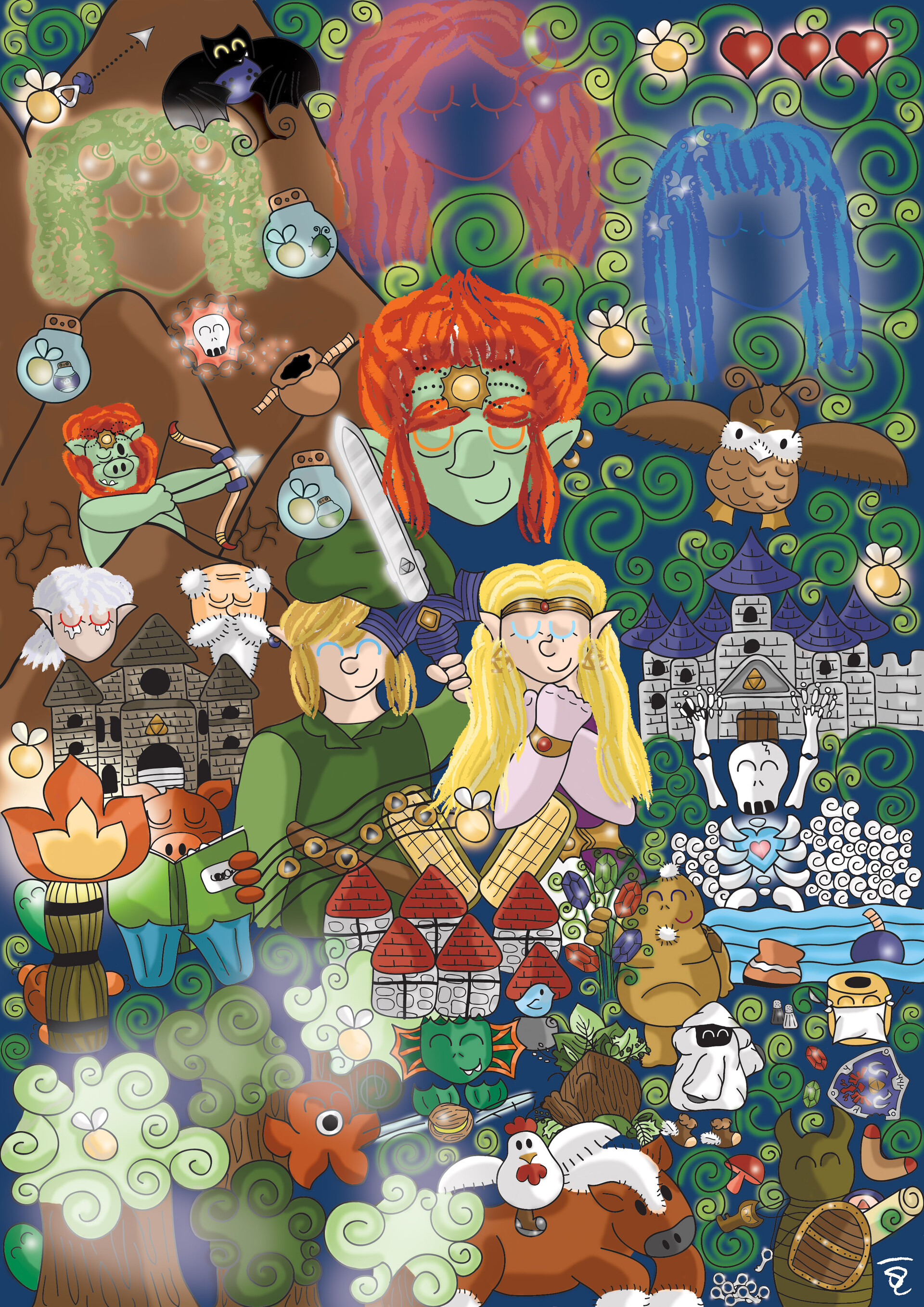 ArtStation - Poster Series #6: The Legend of Zelda