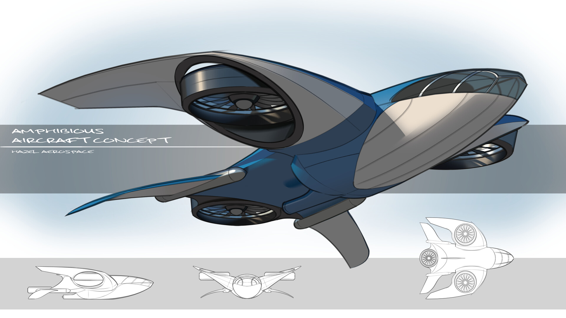 ArtStation - Amphibious Aircraft Concept