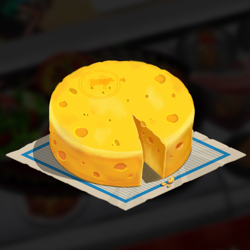 ArtStation - Isometric Asset: Cheese