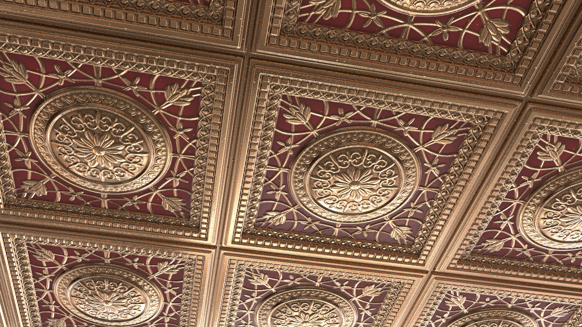ArtStation - Ornate Ceiling Tiles - Substance Designer