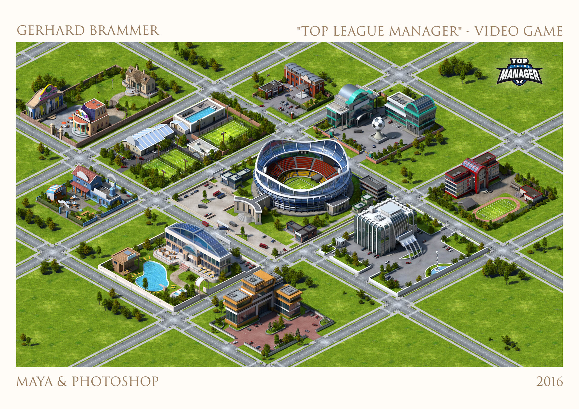 ArtStation - Football Manager - City Builder