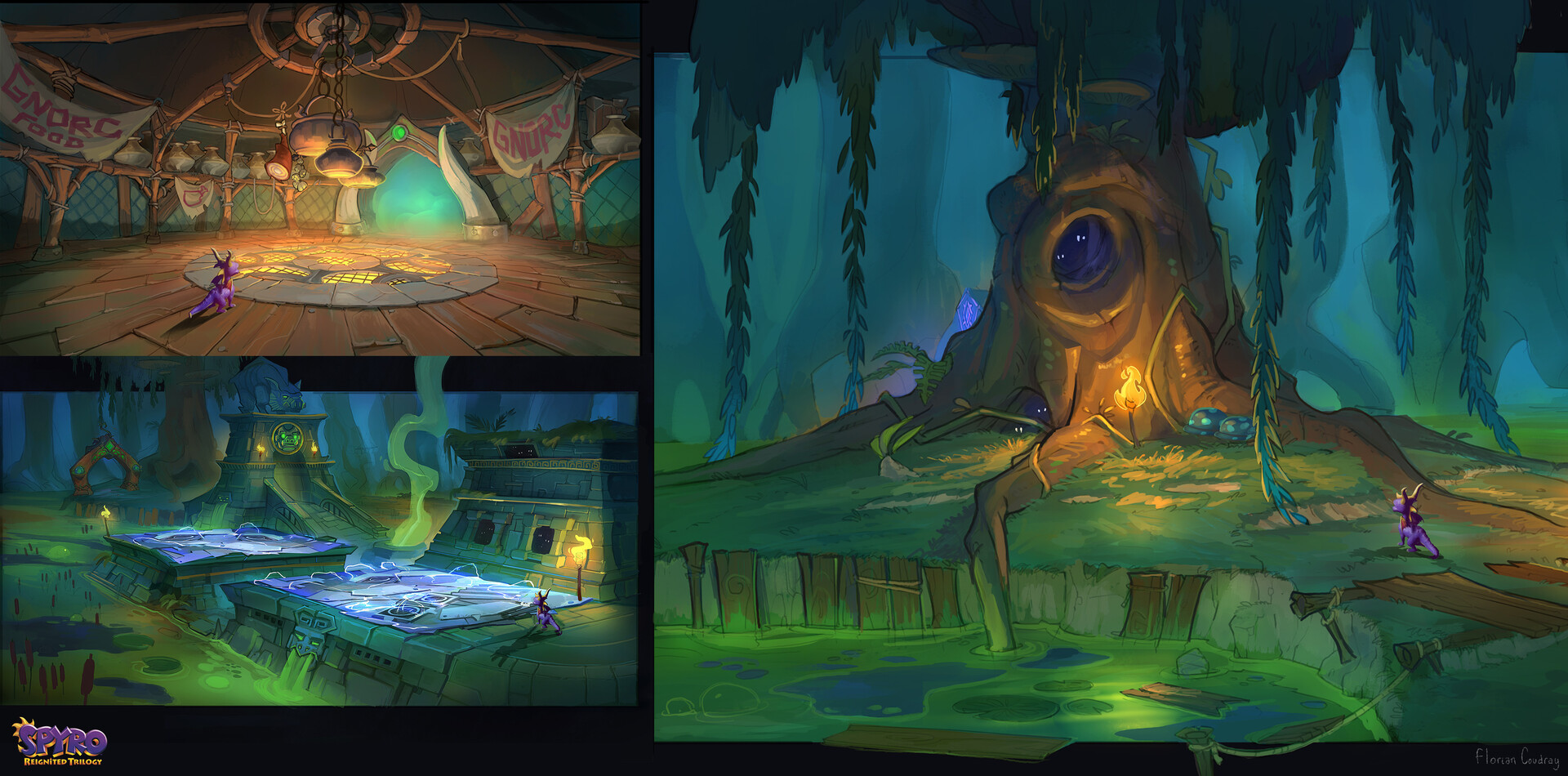 Florian Coudray Portfolio - Spyro Reignited Trilogy - Beastmakers World