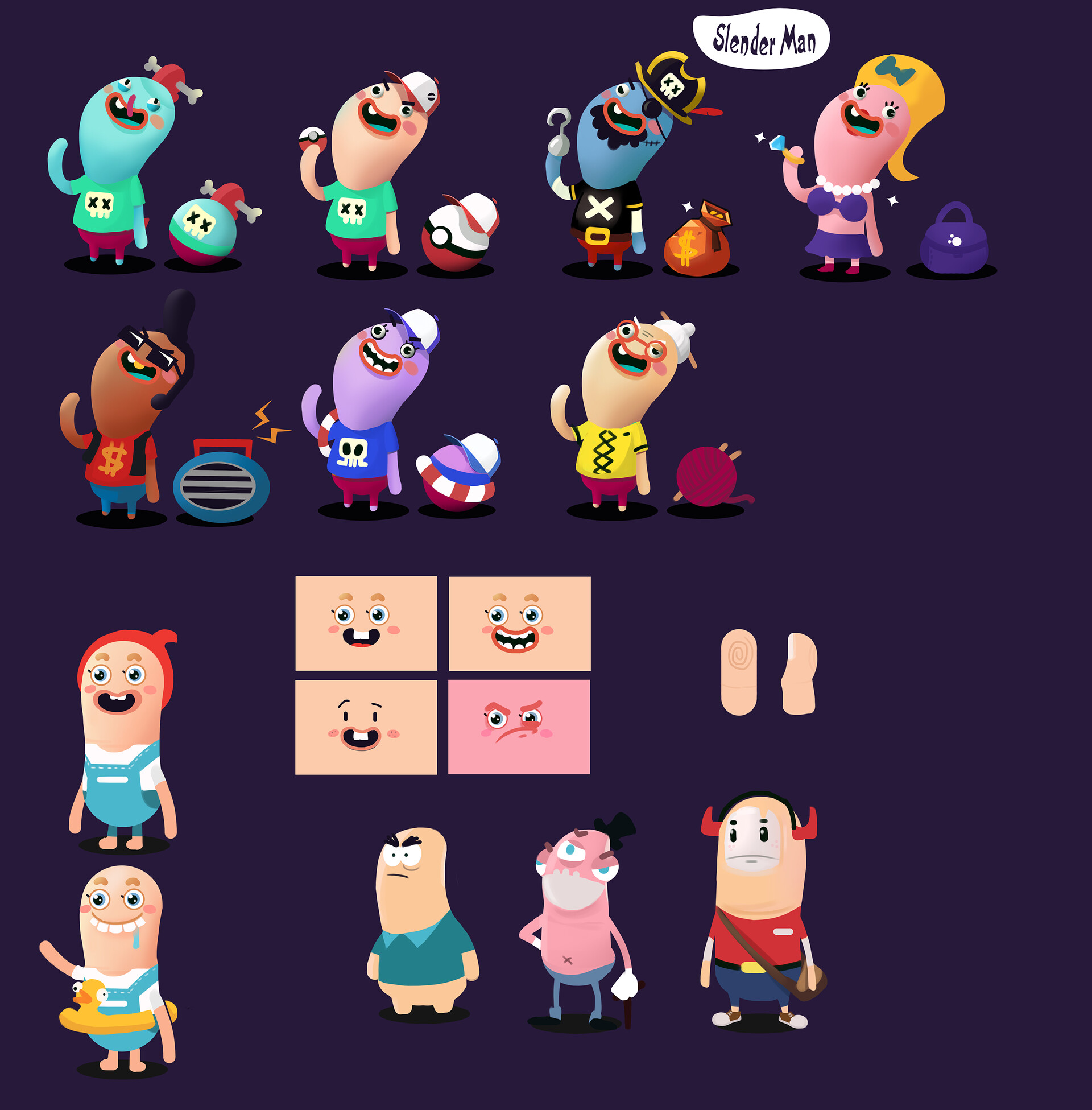 Slender Man Spongebob