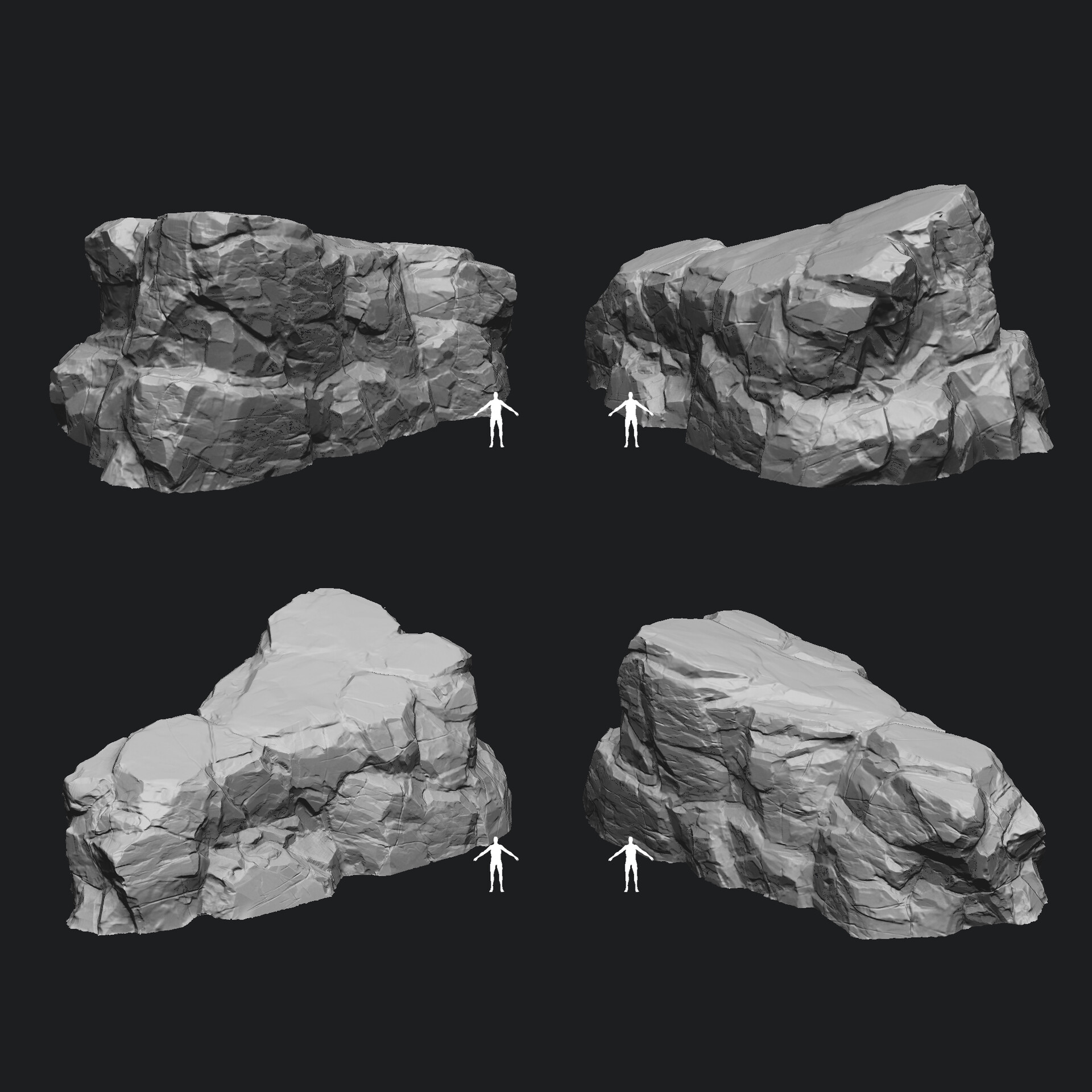 ArtStation - Rock Sculpts