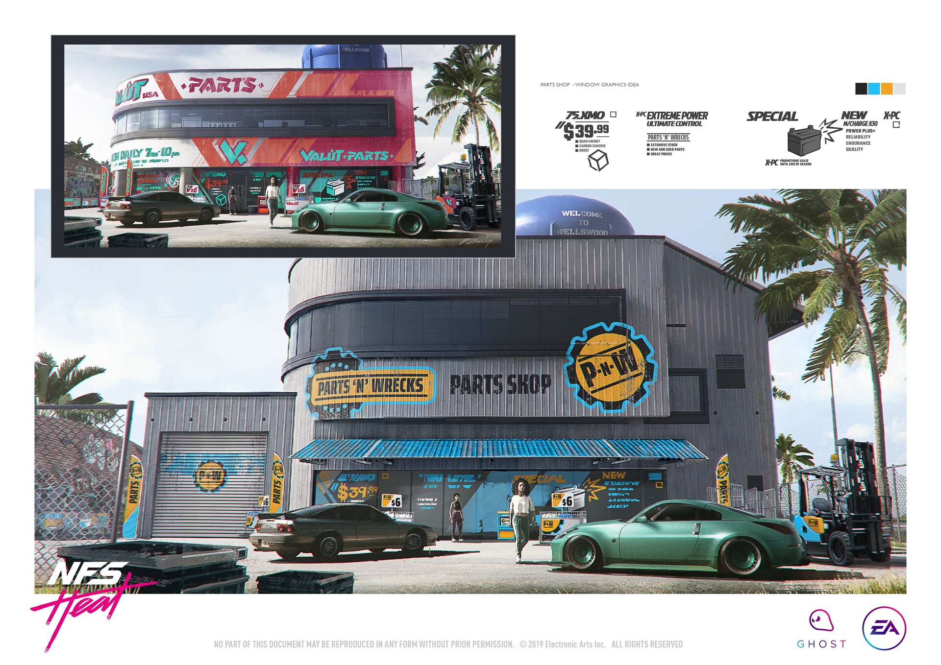 ArtStation - NFS HEAT - Parts Shop