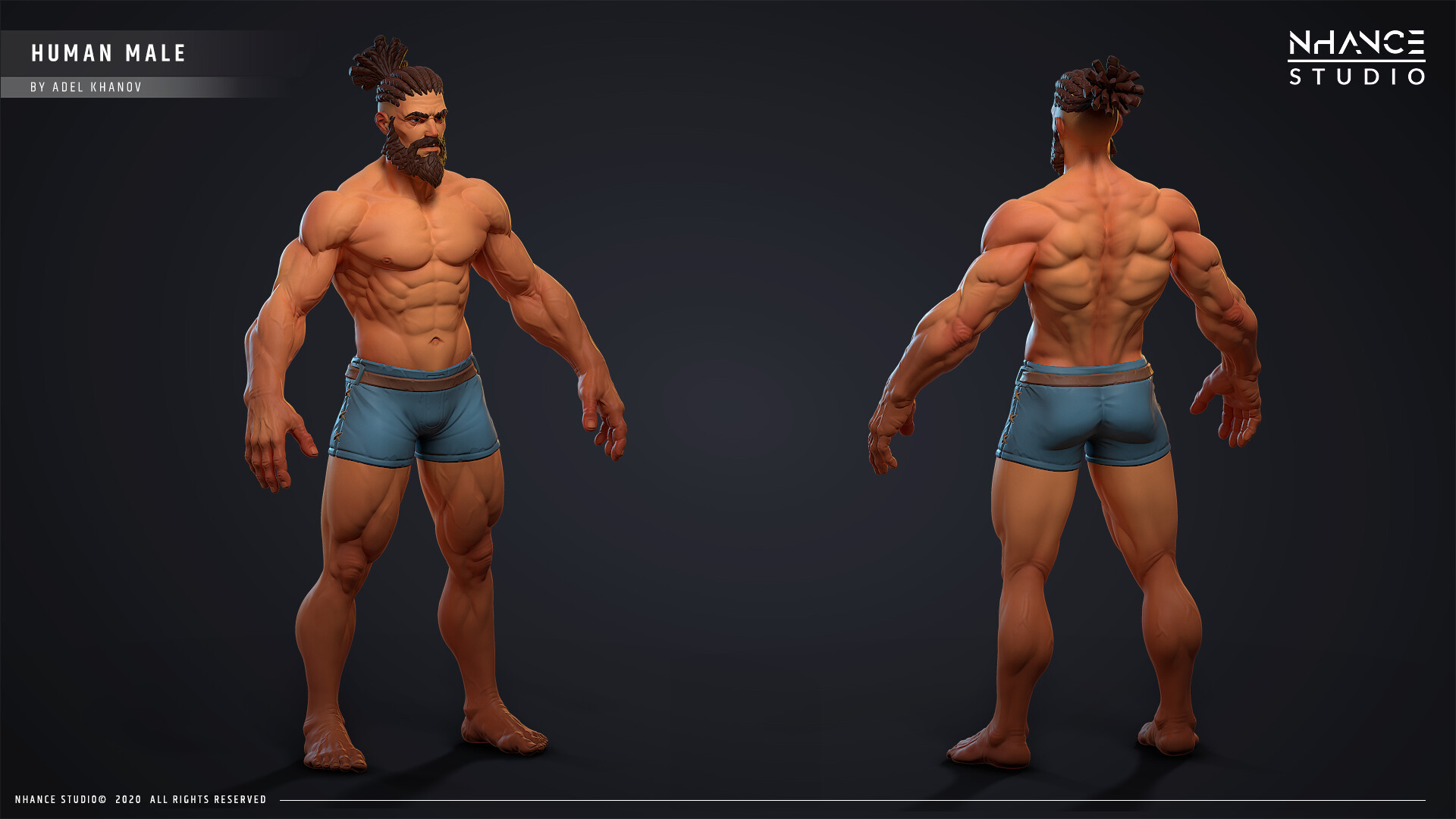 N-hance Studio - Human Male Base