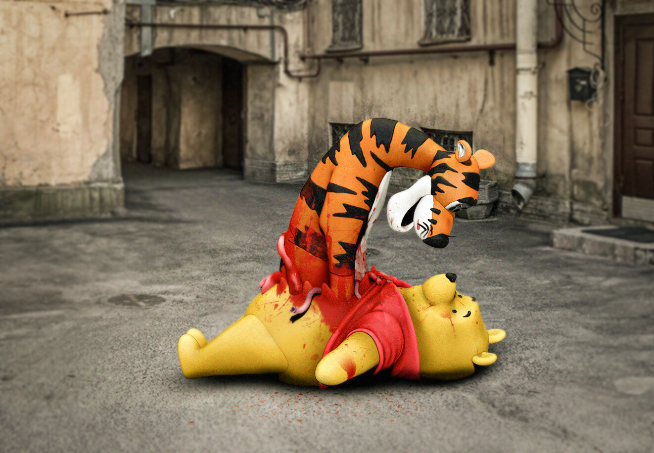 ArtStation - Winnie the Pooh in Russia