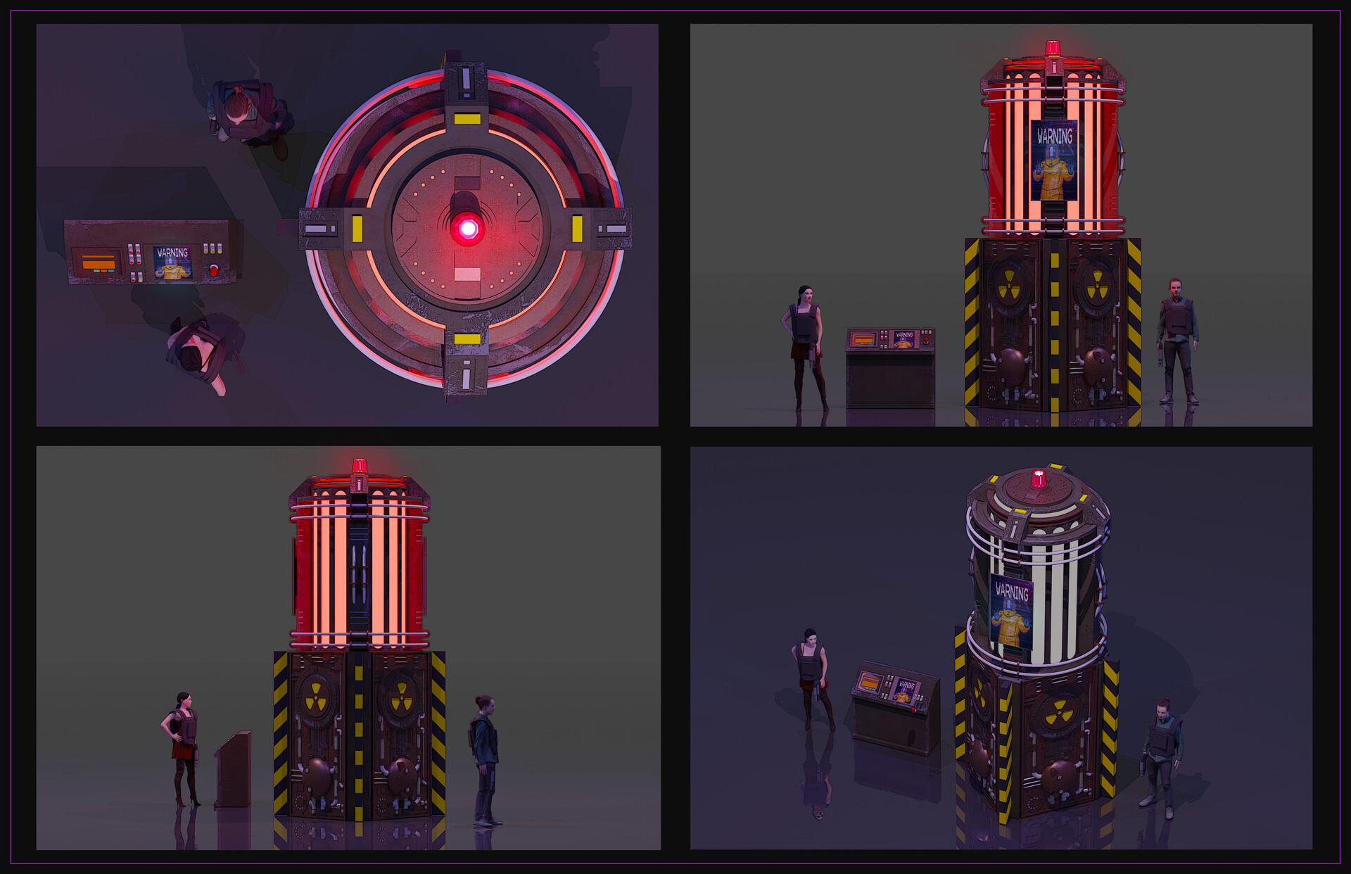 ArtStation - Laser Tag Centerprop Concept2