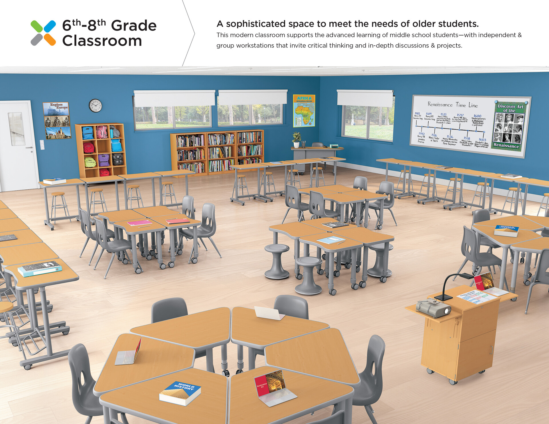 ArtStation - Lakeshore Learning Materials | 6th-8th Grade Classroom