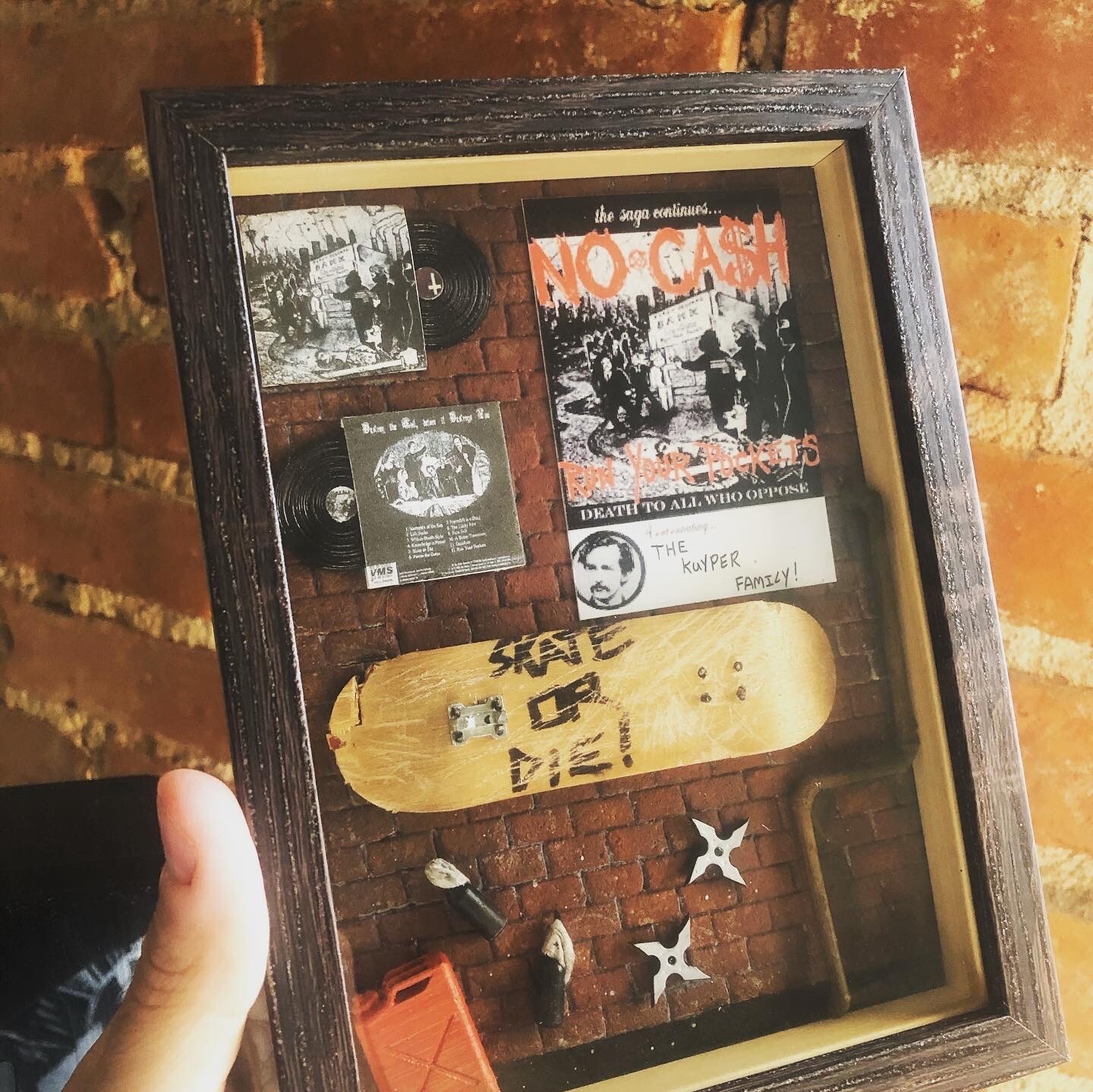 Michael Flores - “Commemoration shadow box”