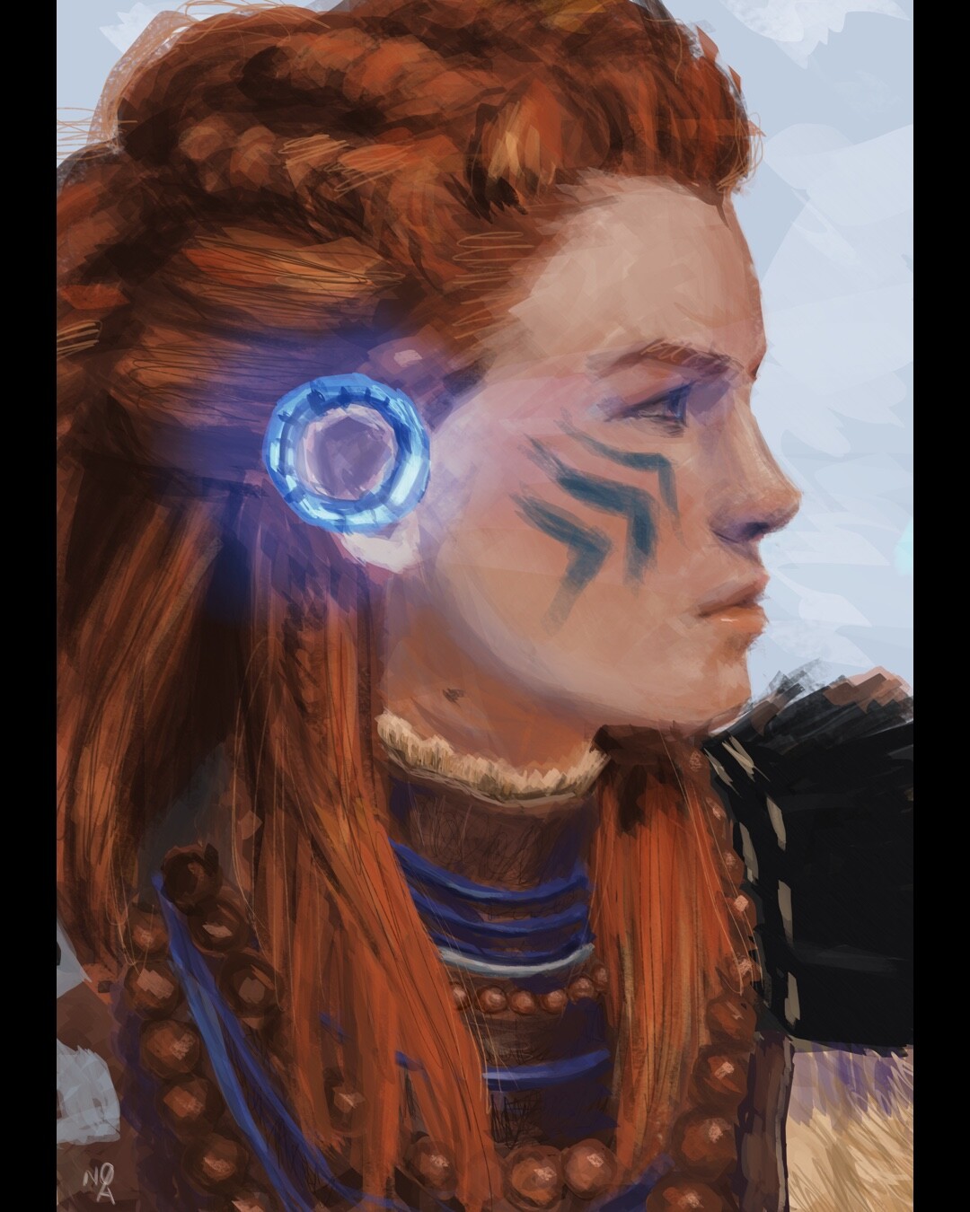 ArtStation - Aloy portrait