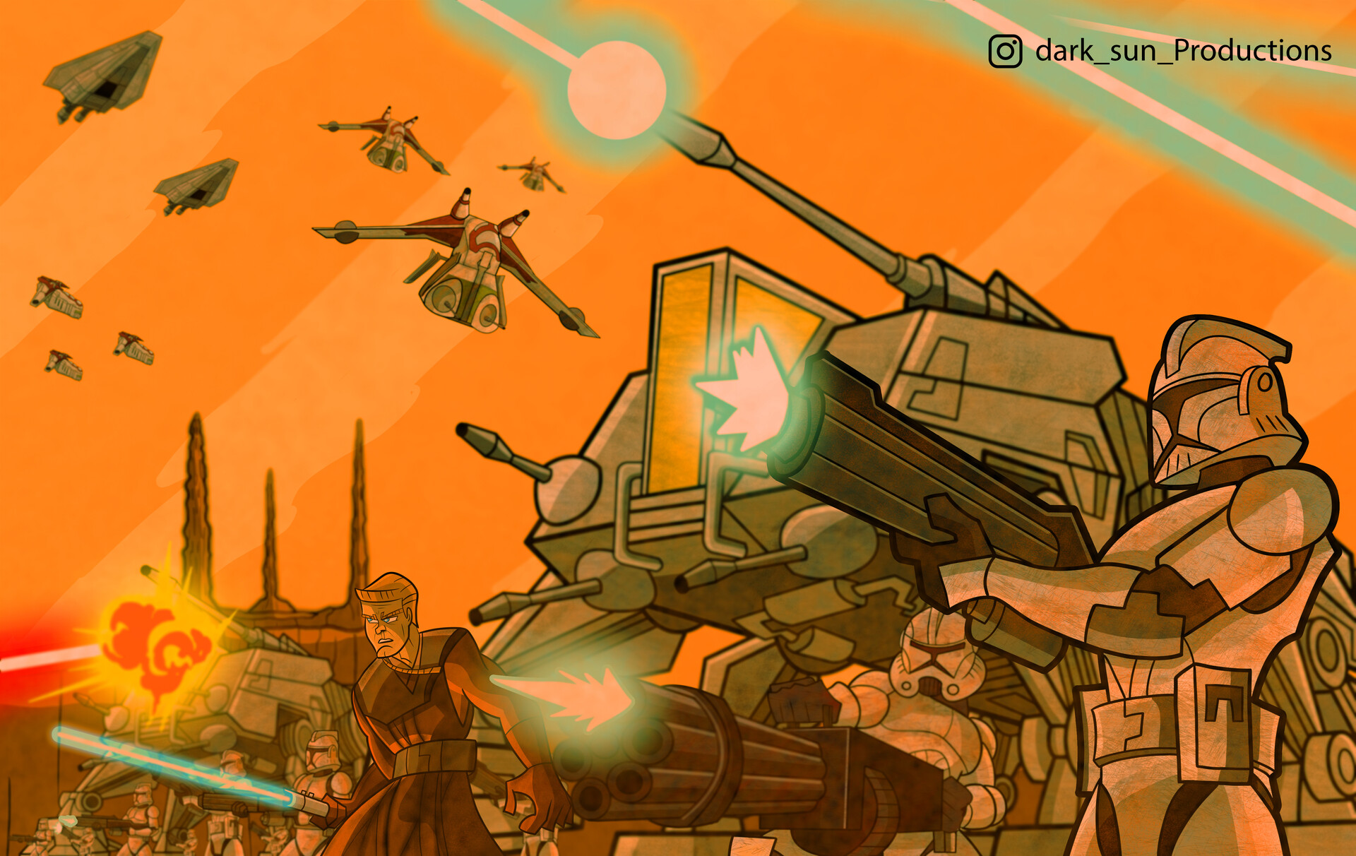 ArtStation - The Battle Of Geonosis