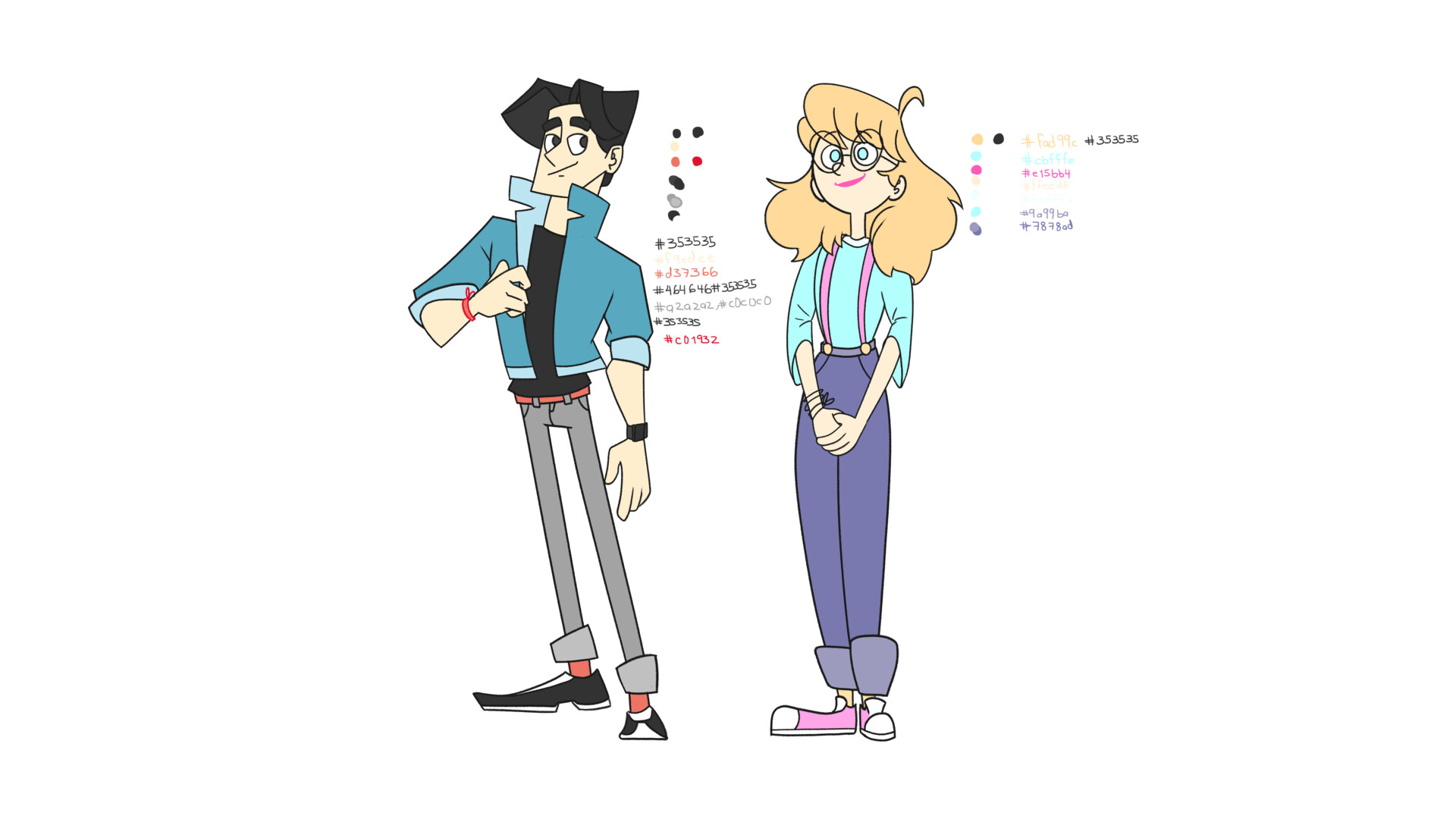 ArtStation - 80s Character Concept Art