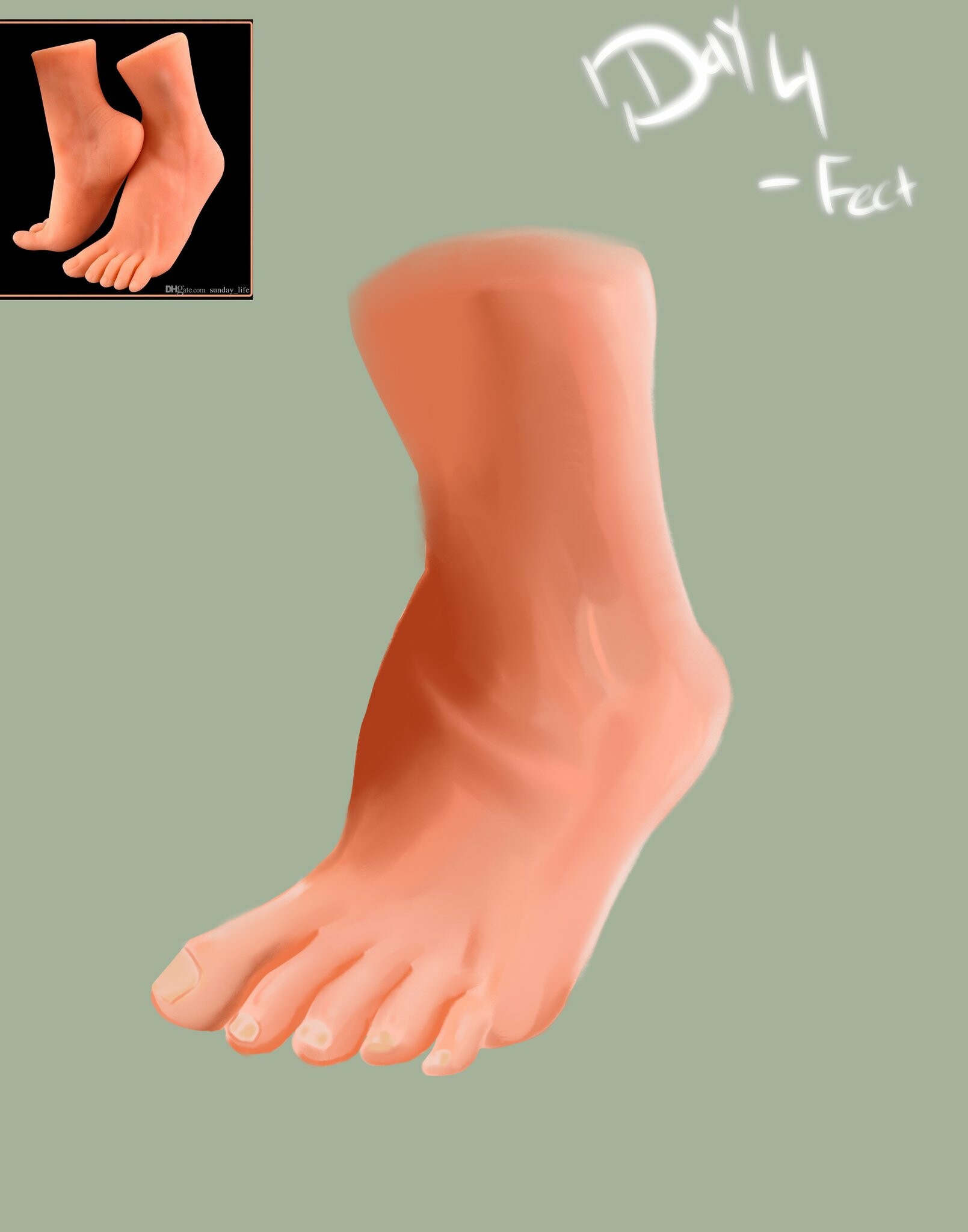 ArtStation - Study day 4: Feet