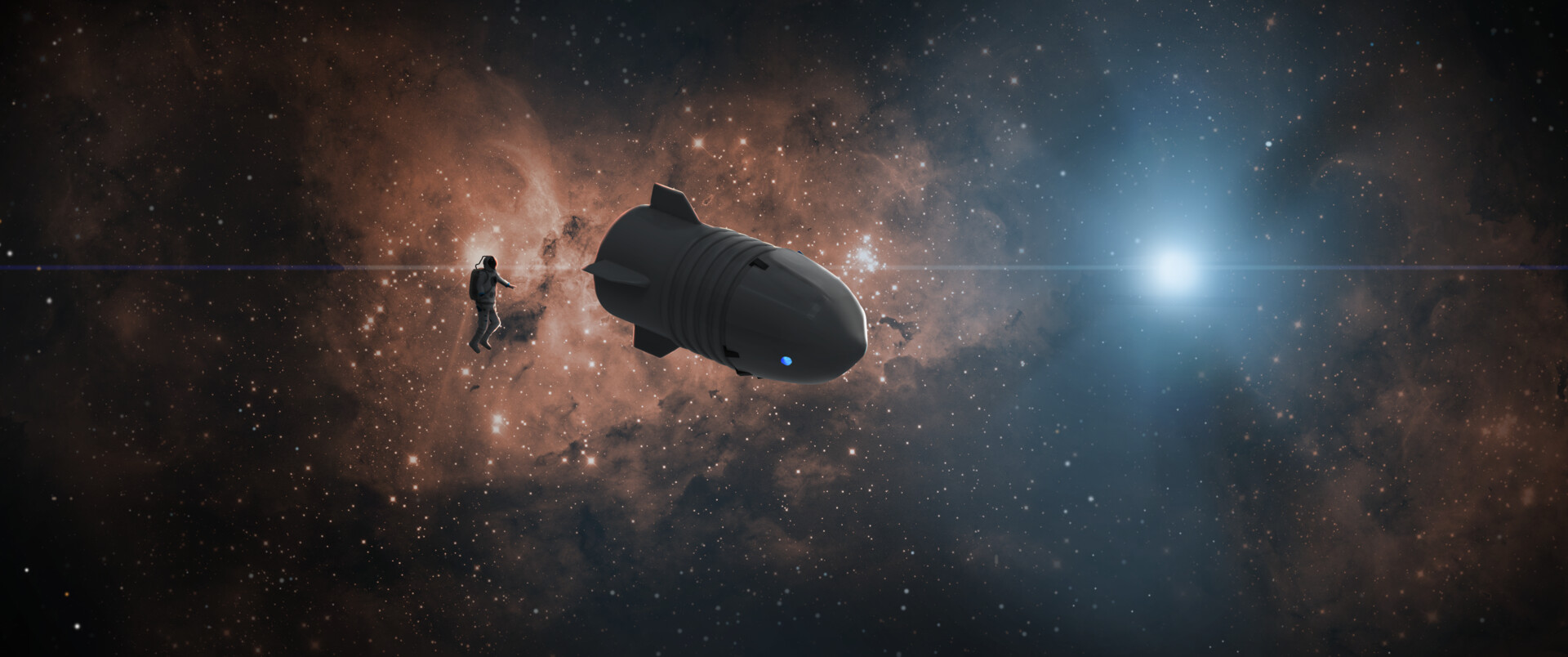 ArtStation - Interstellar Spaceship