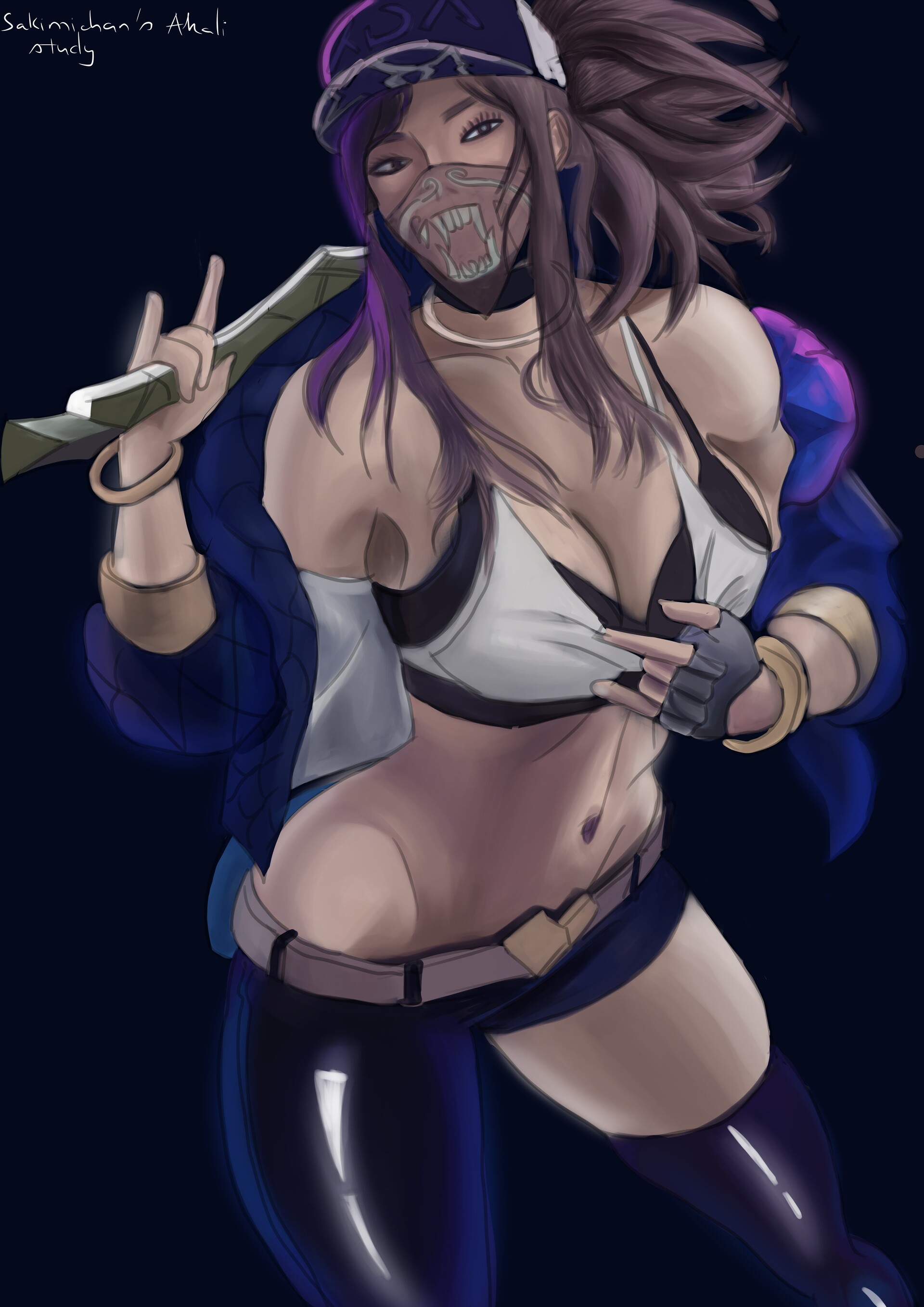 ArtStation - KDA Akali Color Study