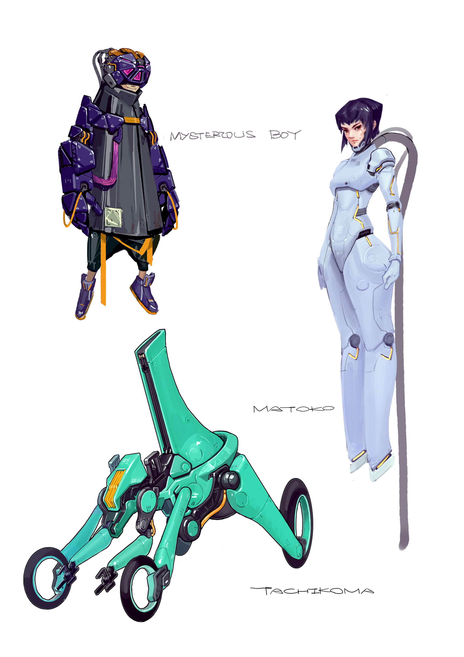 ArtStation - Ghost in the Shell redesign