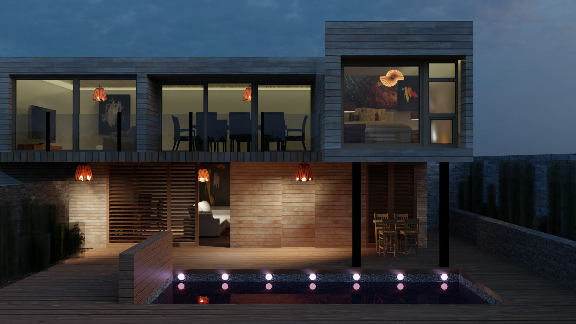 ArtStation - Pool Deck