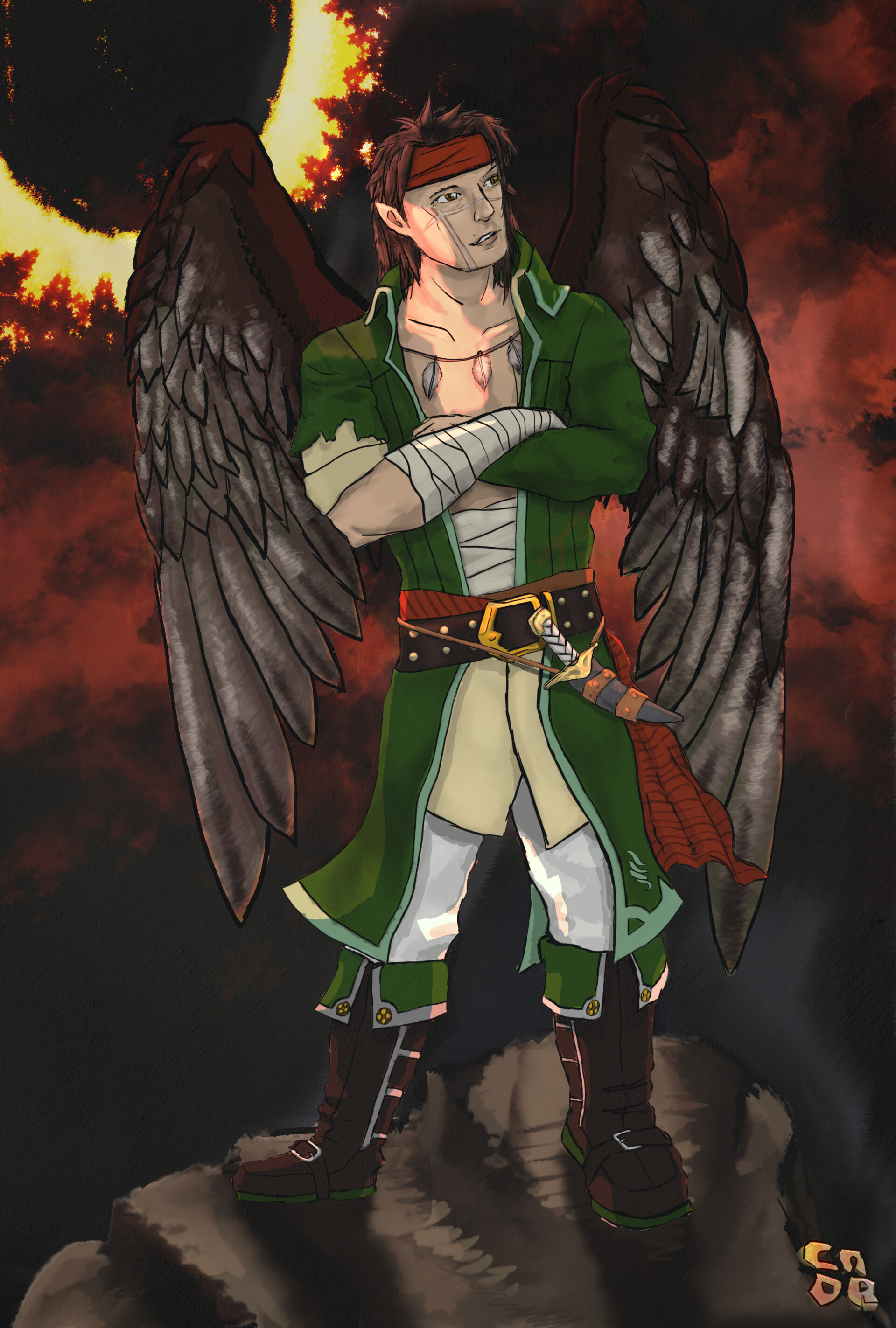 ArtStation - Tibarn, Hawk King