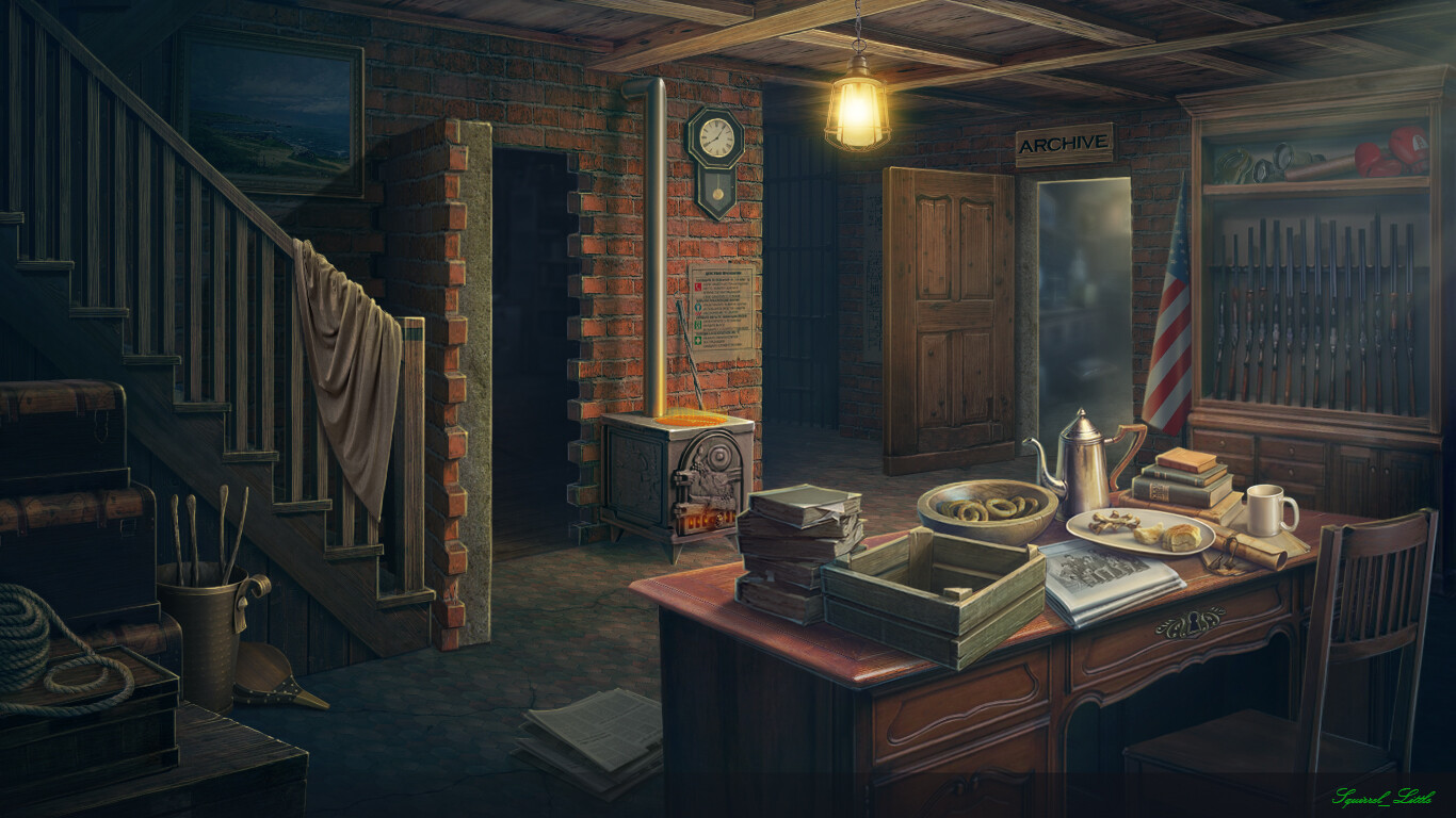 ArtStation - Room in archive