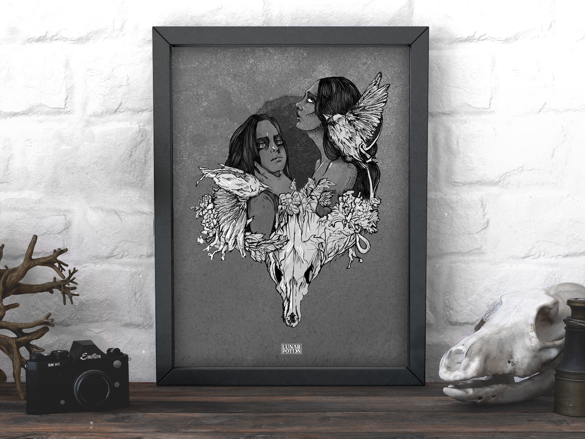 ArtStation - Death in ink