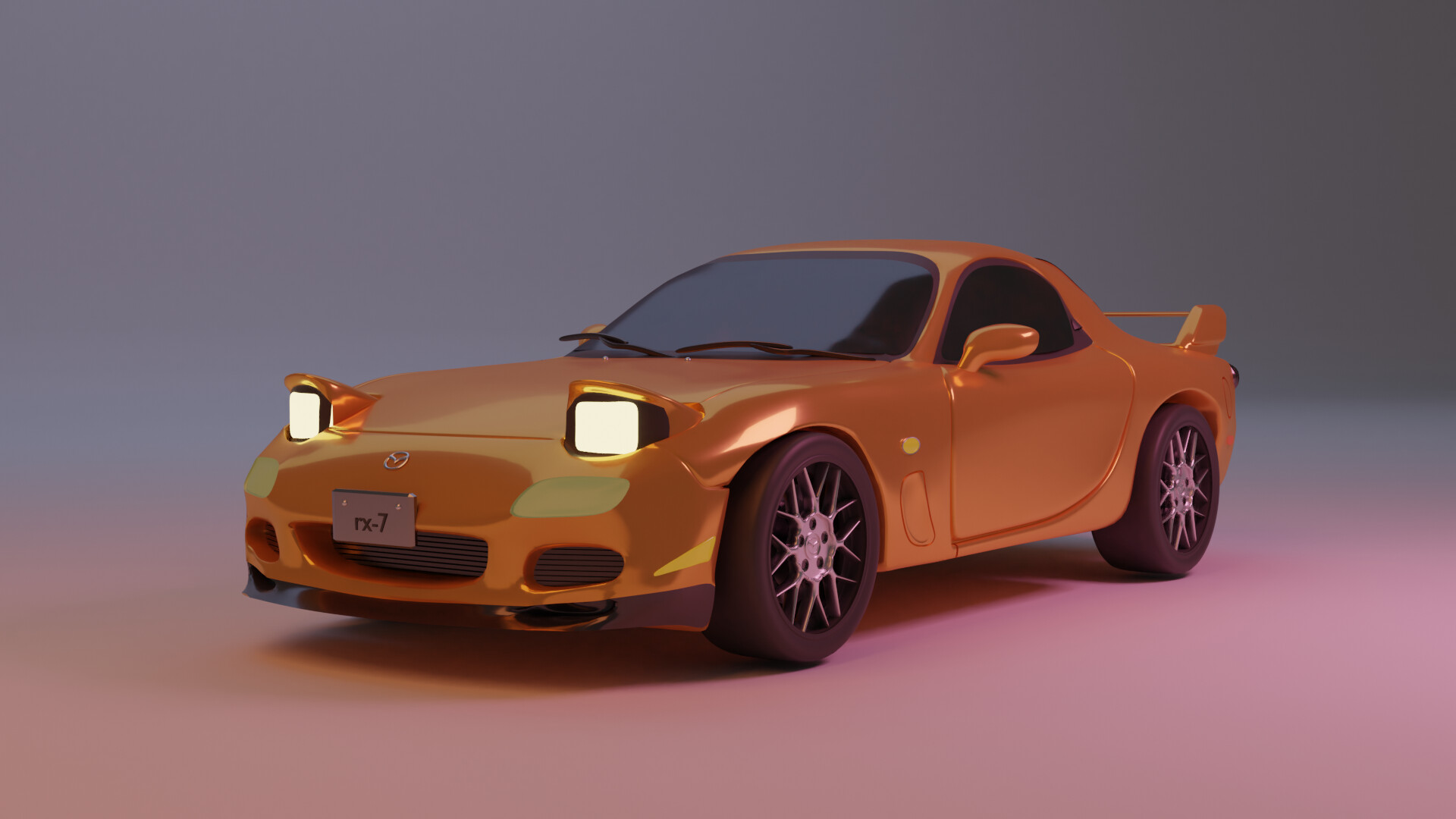 ArtStation - Mazda RX-7