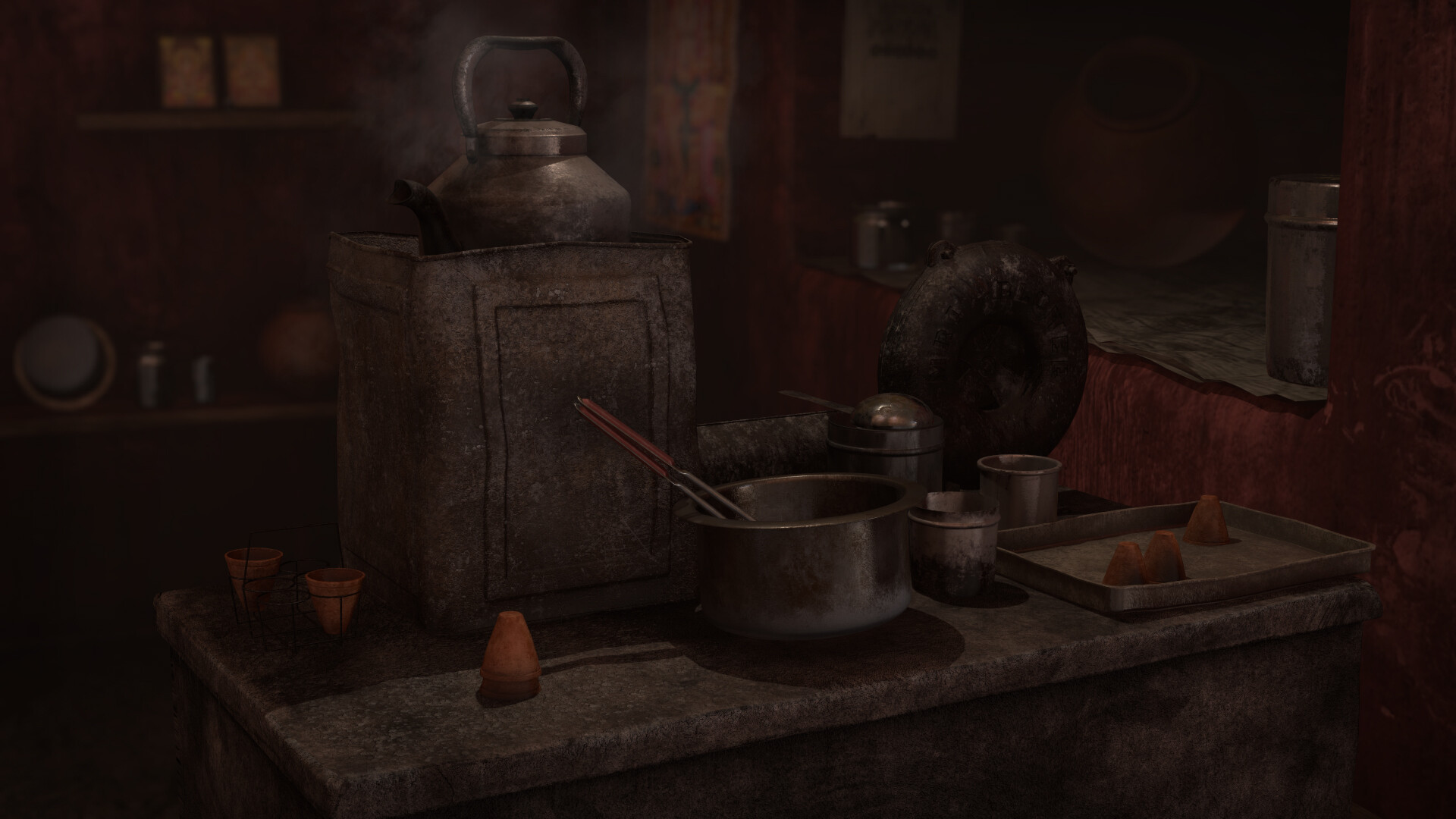 ArtStation - Tea Stall