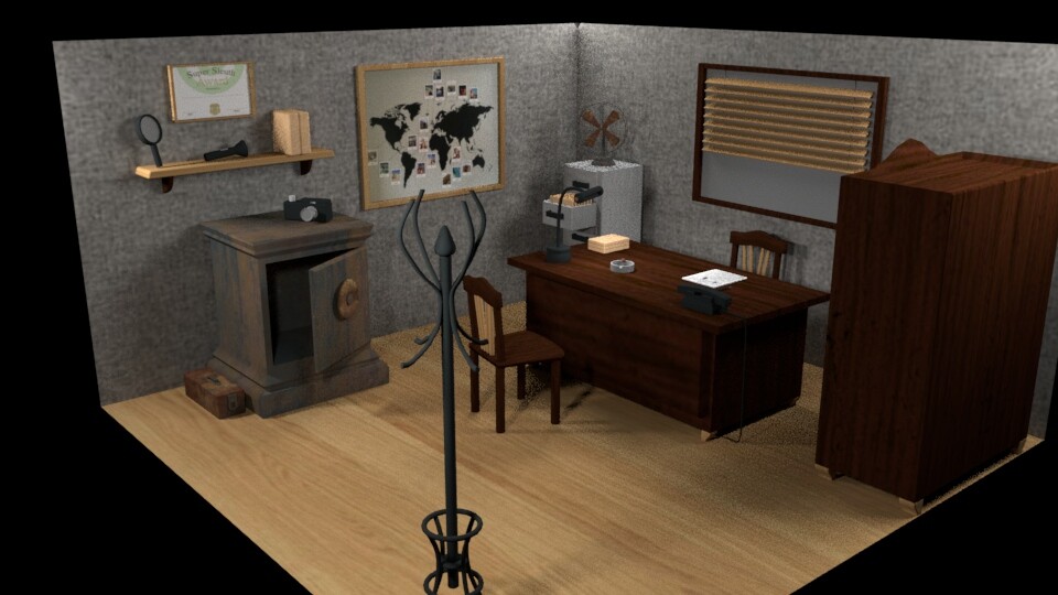 ArtStation - Detective office