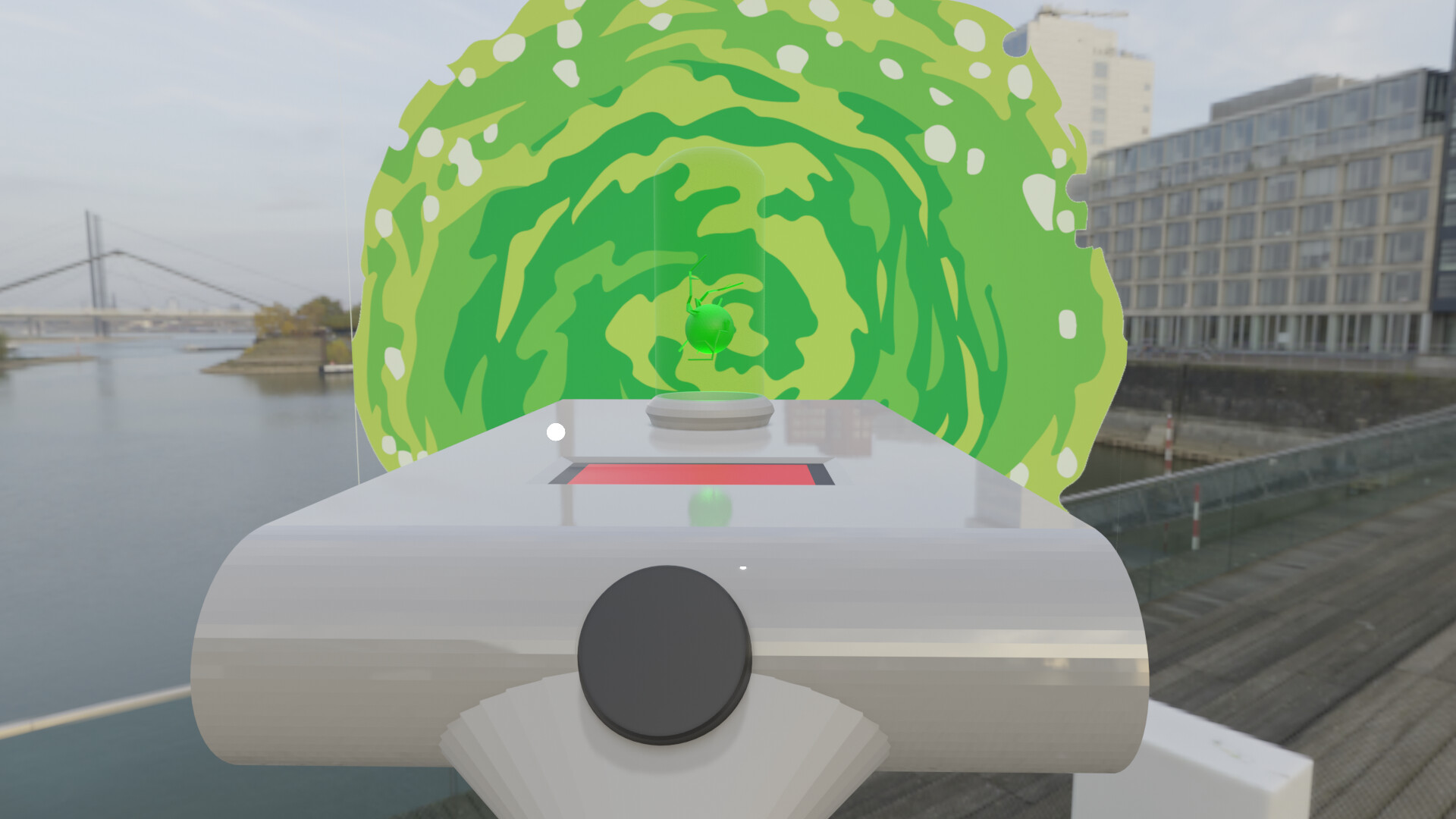 ArtStation - RIck's Portal Gun