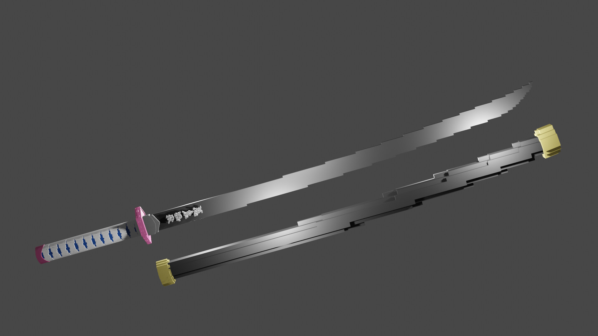 ArtStation - 8-bit giyu sword